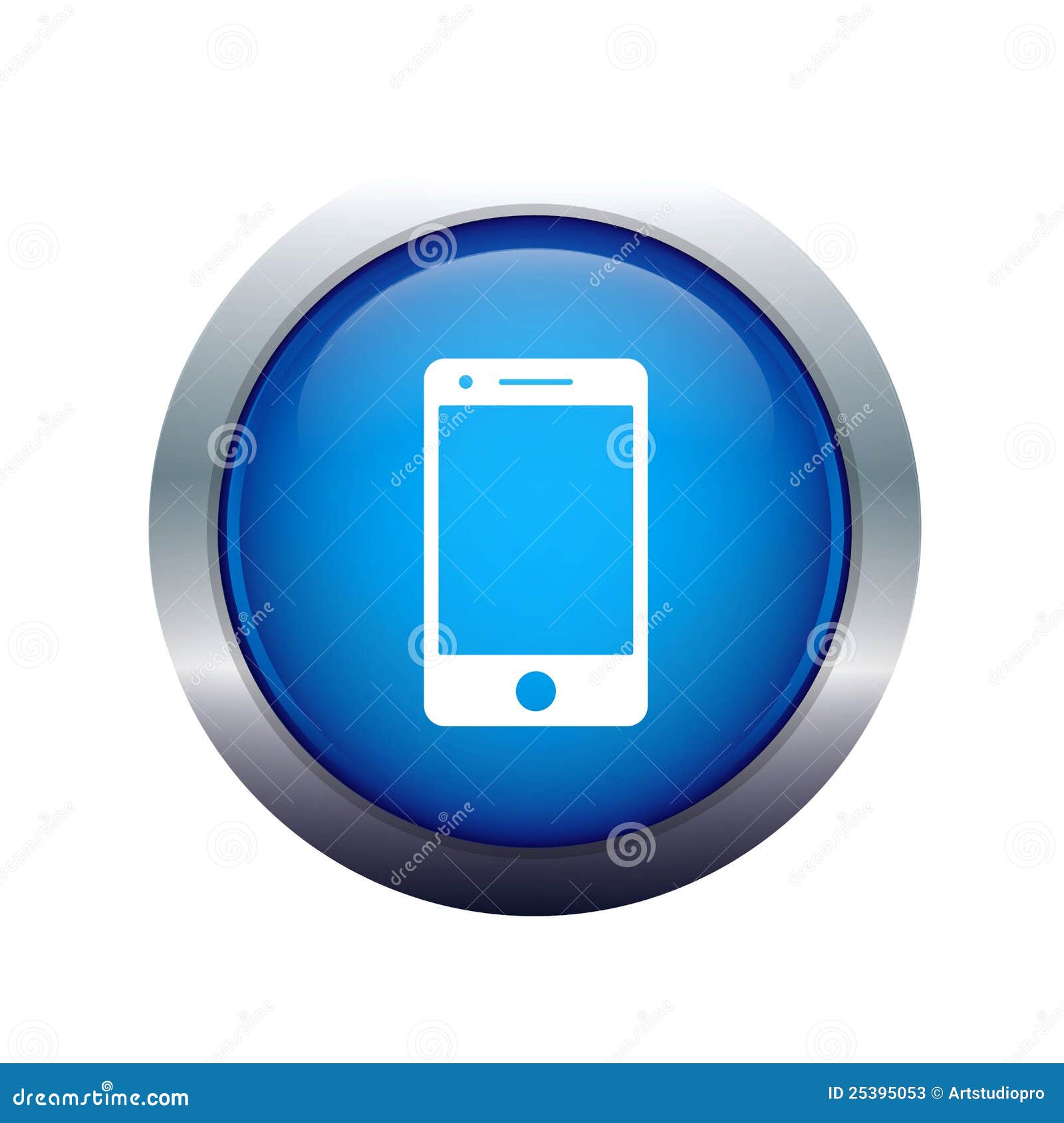 Mobile phone icon stock illustration. Illustration of interaction ...