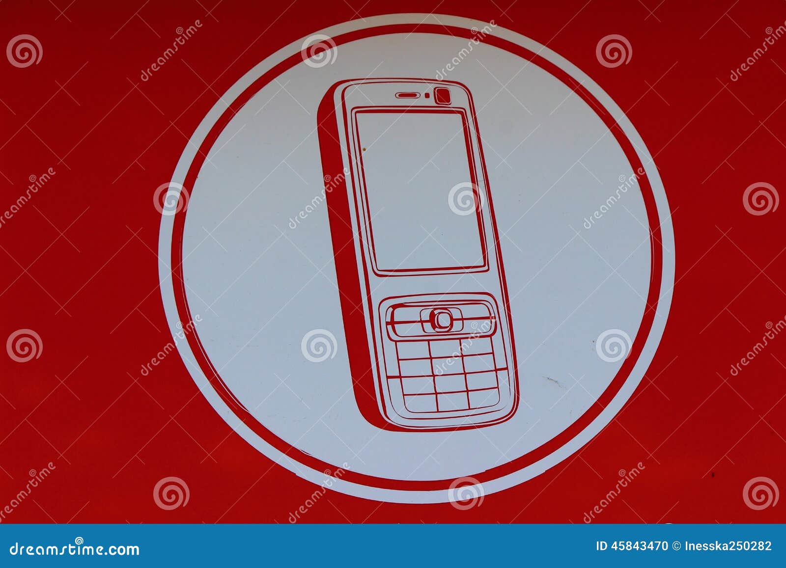Mobile phone icon stock photo. Image of cellular, talk - 45843470