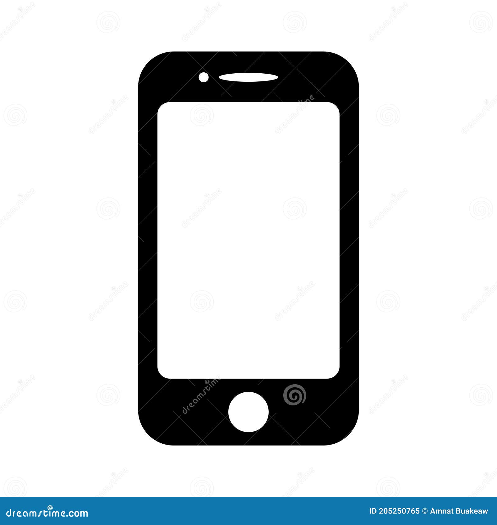 Mobile Phone Icon, Smartphone Symbol, Cell Phone Stock Vector ...