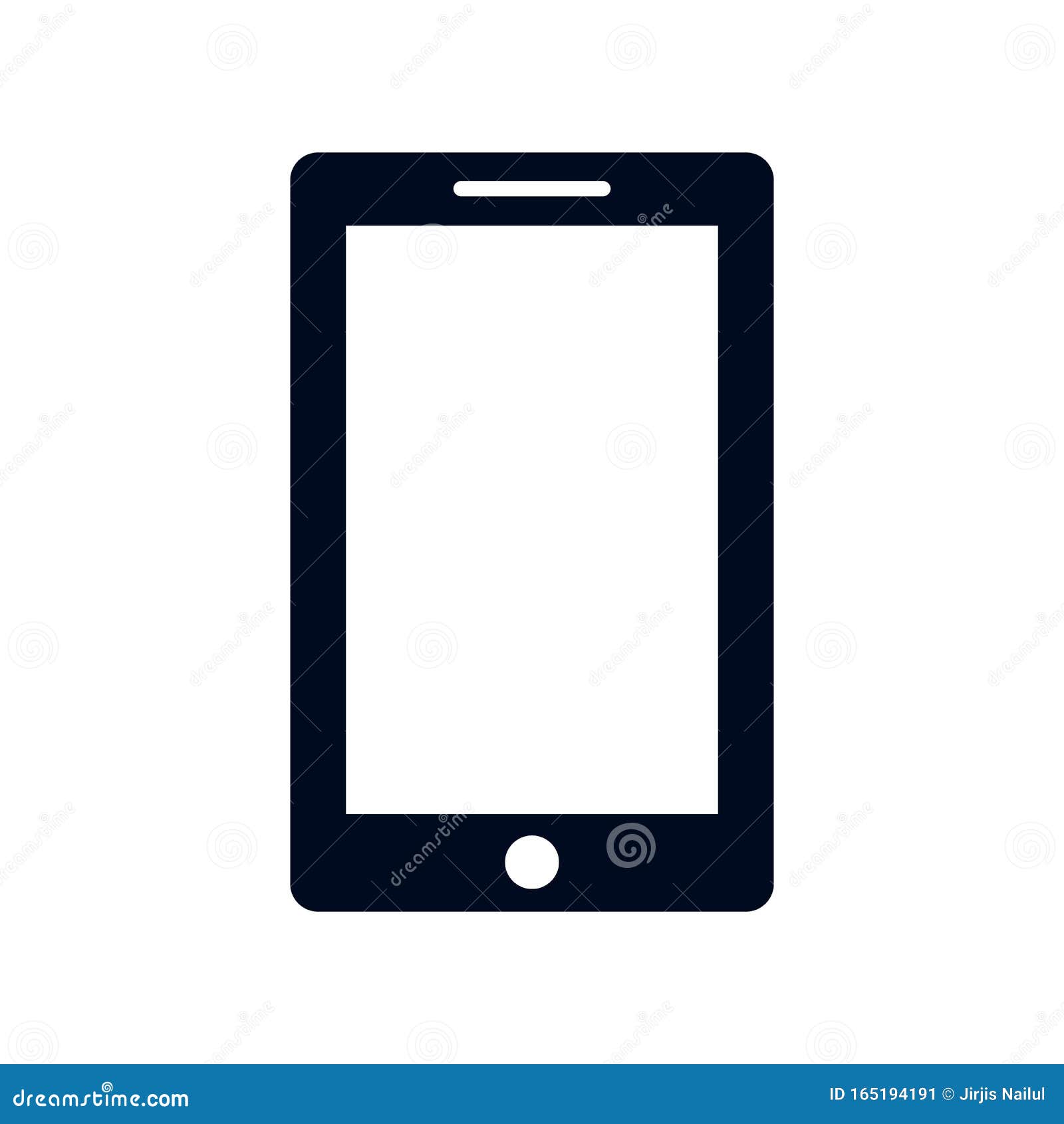Mobile Phone Icon Vector in Modern Flat Style for Web, Graphic and ...