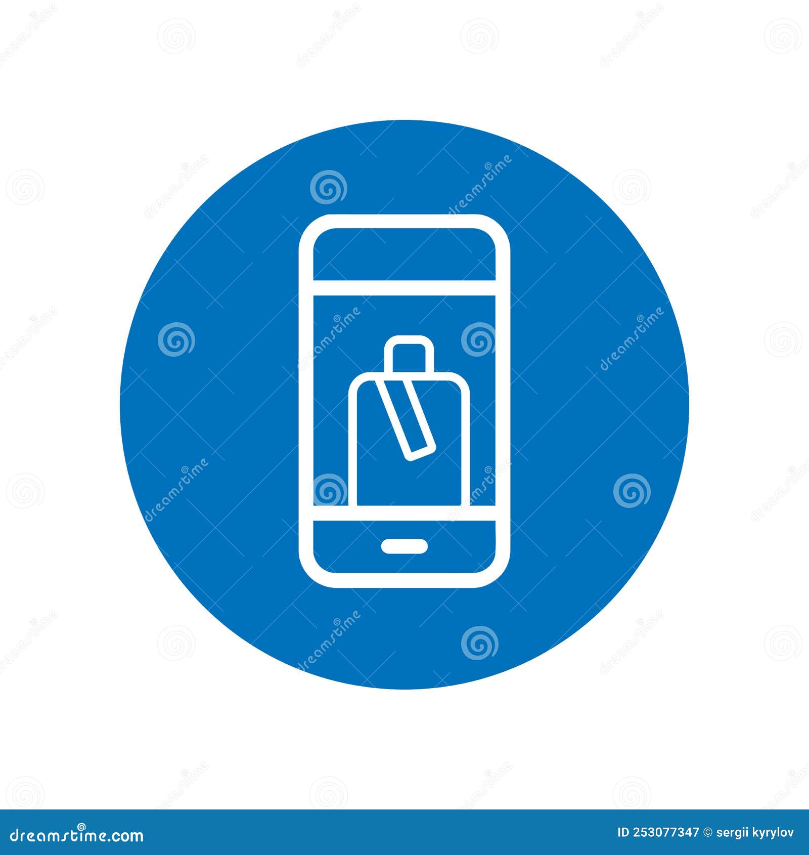 Mobile Phone Icon Vector. Simple Flat Symbol. Perfect Llustration ...