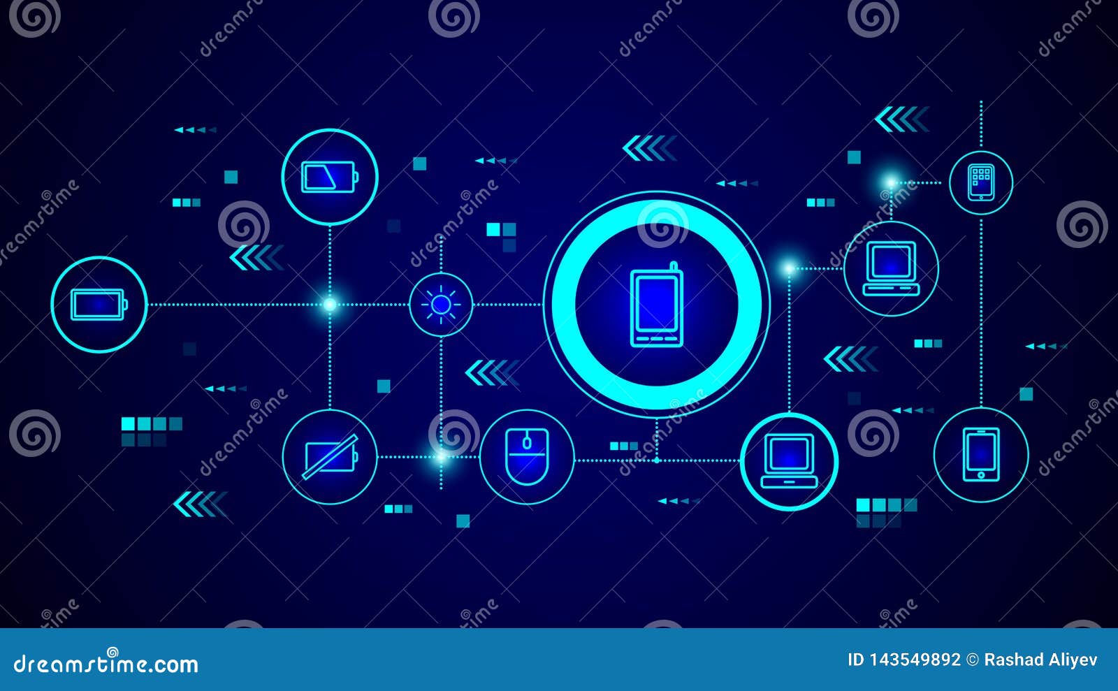 Mobile Phone Icon. from Web Set Stock Illustration - Illustration of ...