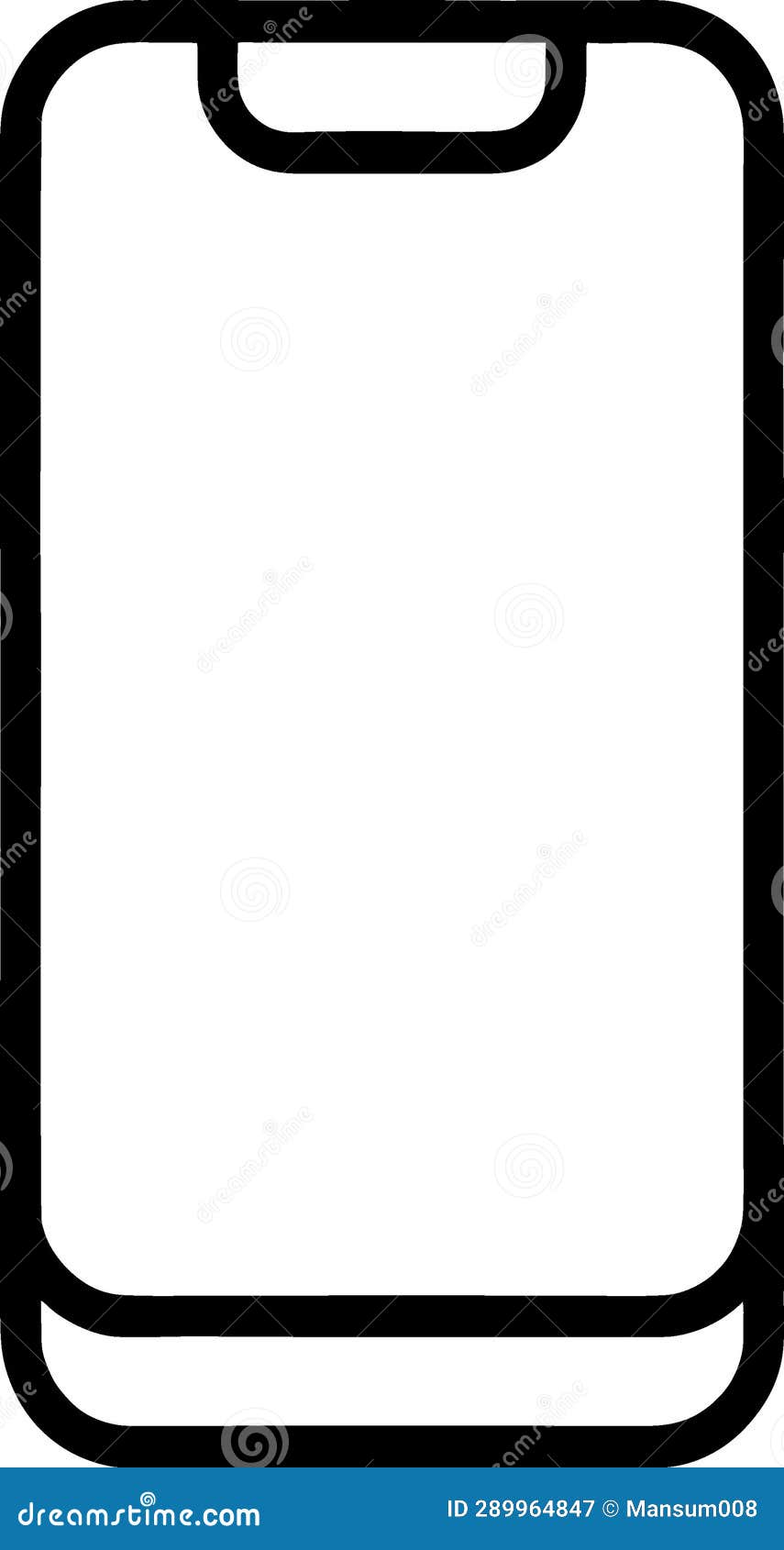 Mobile Phone Icon on White Background ,illustration Stock Illustration ...