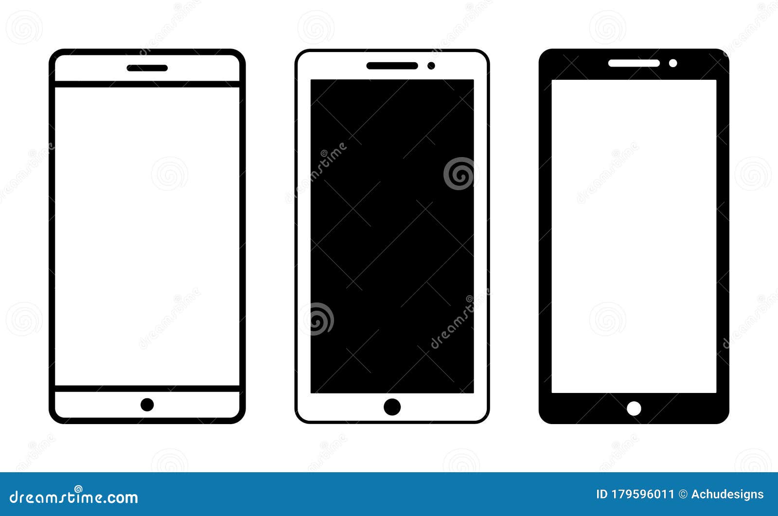 Mobile phone icons stock vector. Illustration of button - 179596011