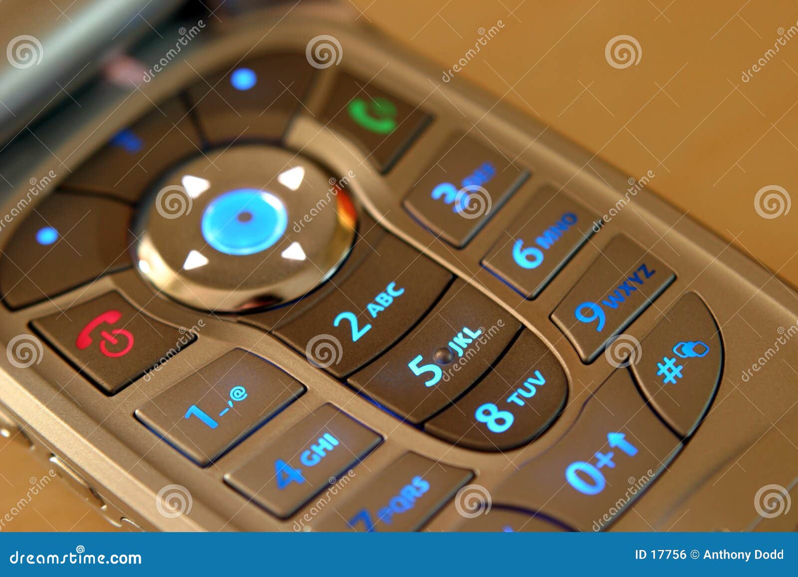 Mobile Phone, Illuminated Keypad Stock Photo - Image of modulation ...