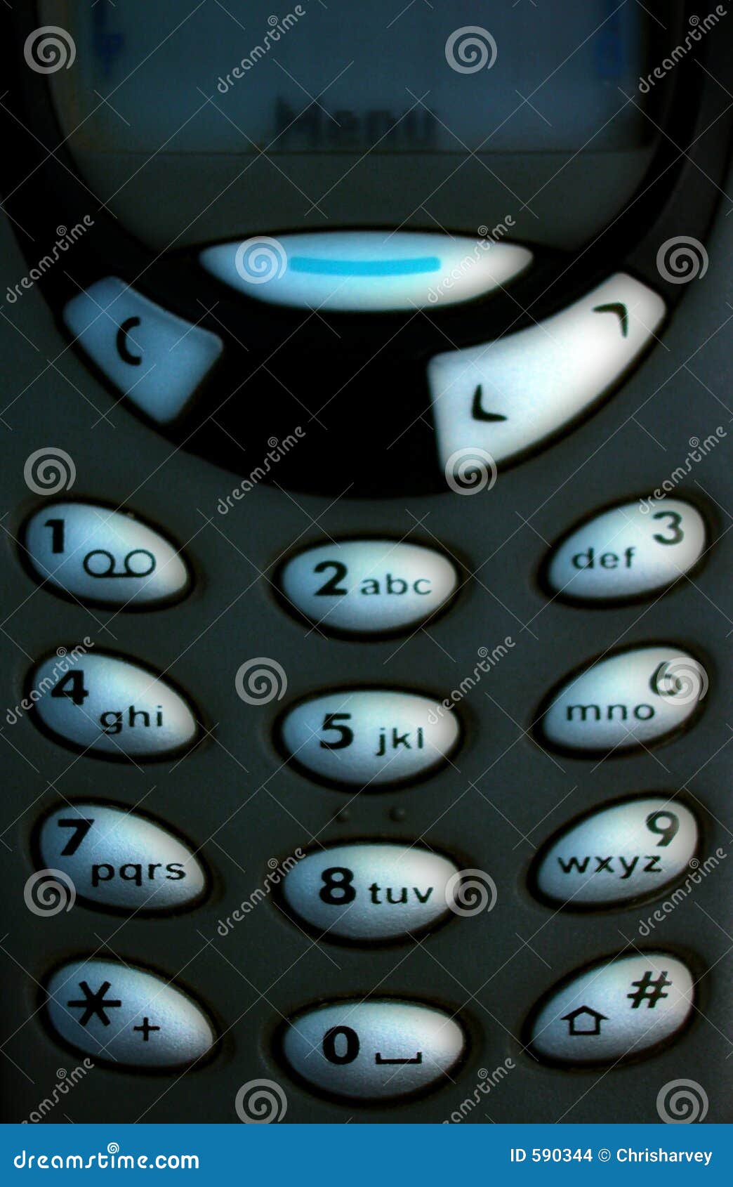 Mobile Phone Keys 2 stock photo. Image of letters, five - 590344