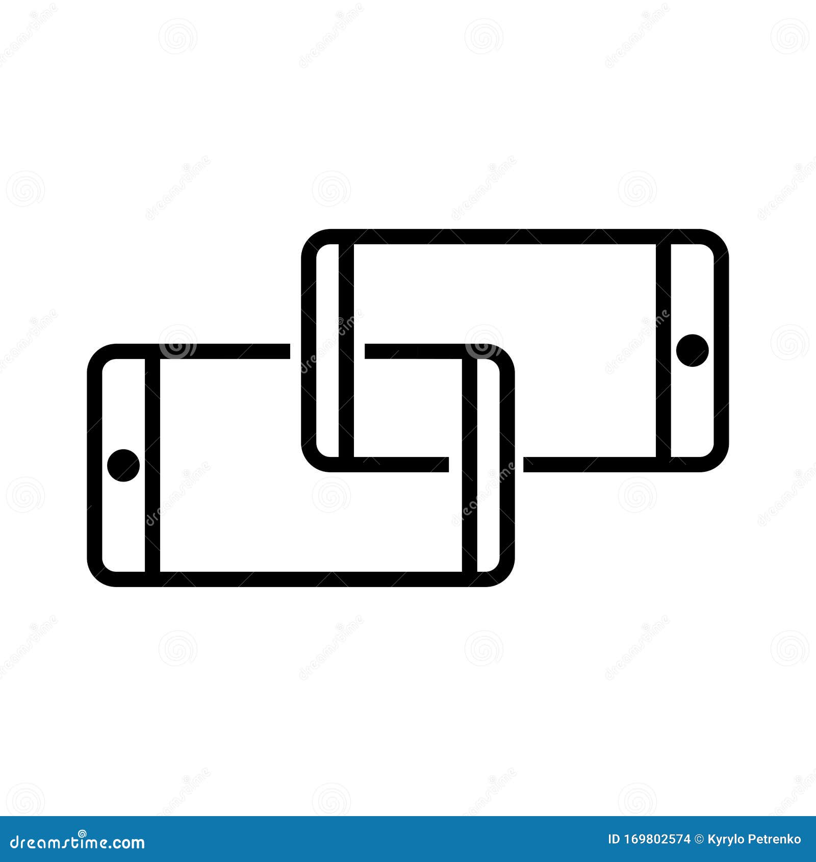 Mobile Phone Link Concept Isolated Stock Vector Stock Vector ... Mobile Phone Link Concept Isolated Stock Vector Stock Vector ...