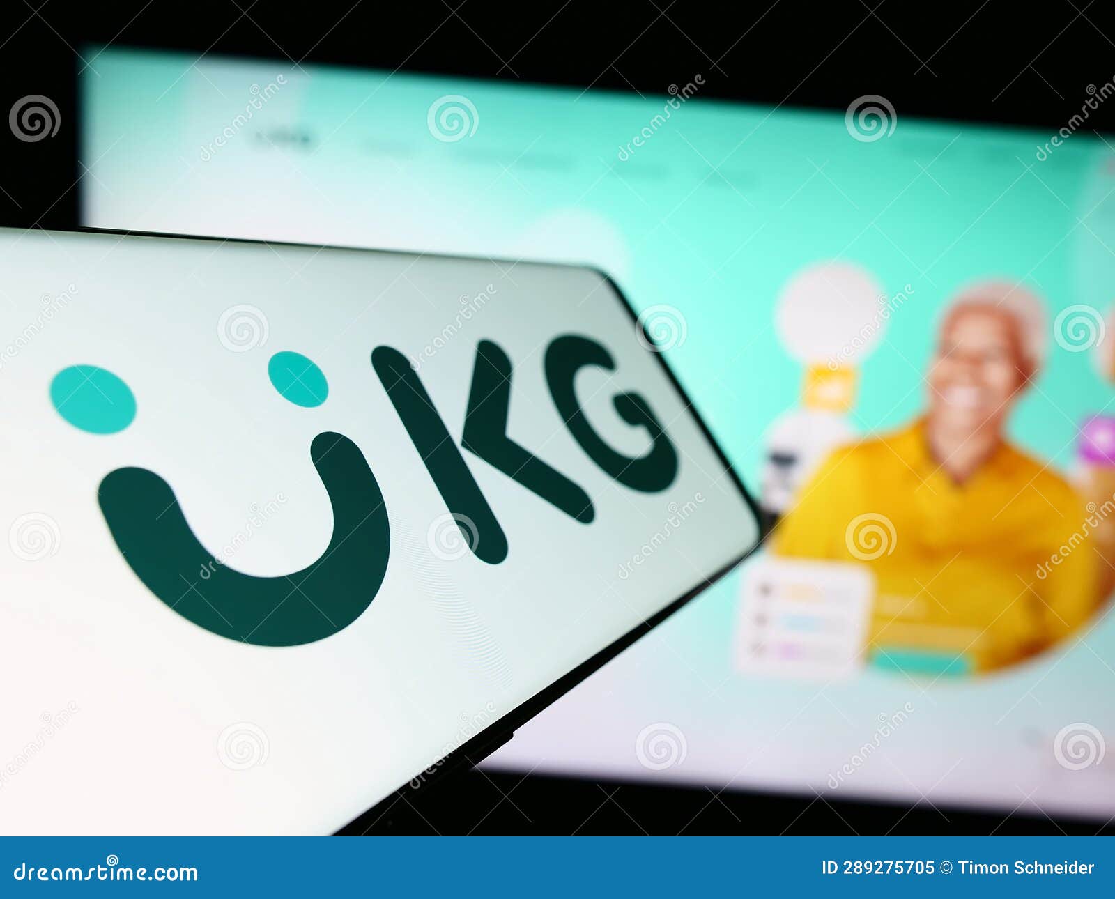 Mobile Phone with Logo of US Software Company Ultimate Kronos Group ...