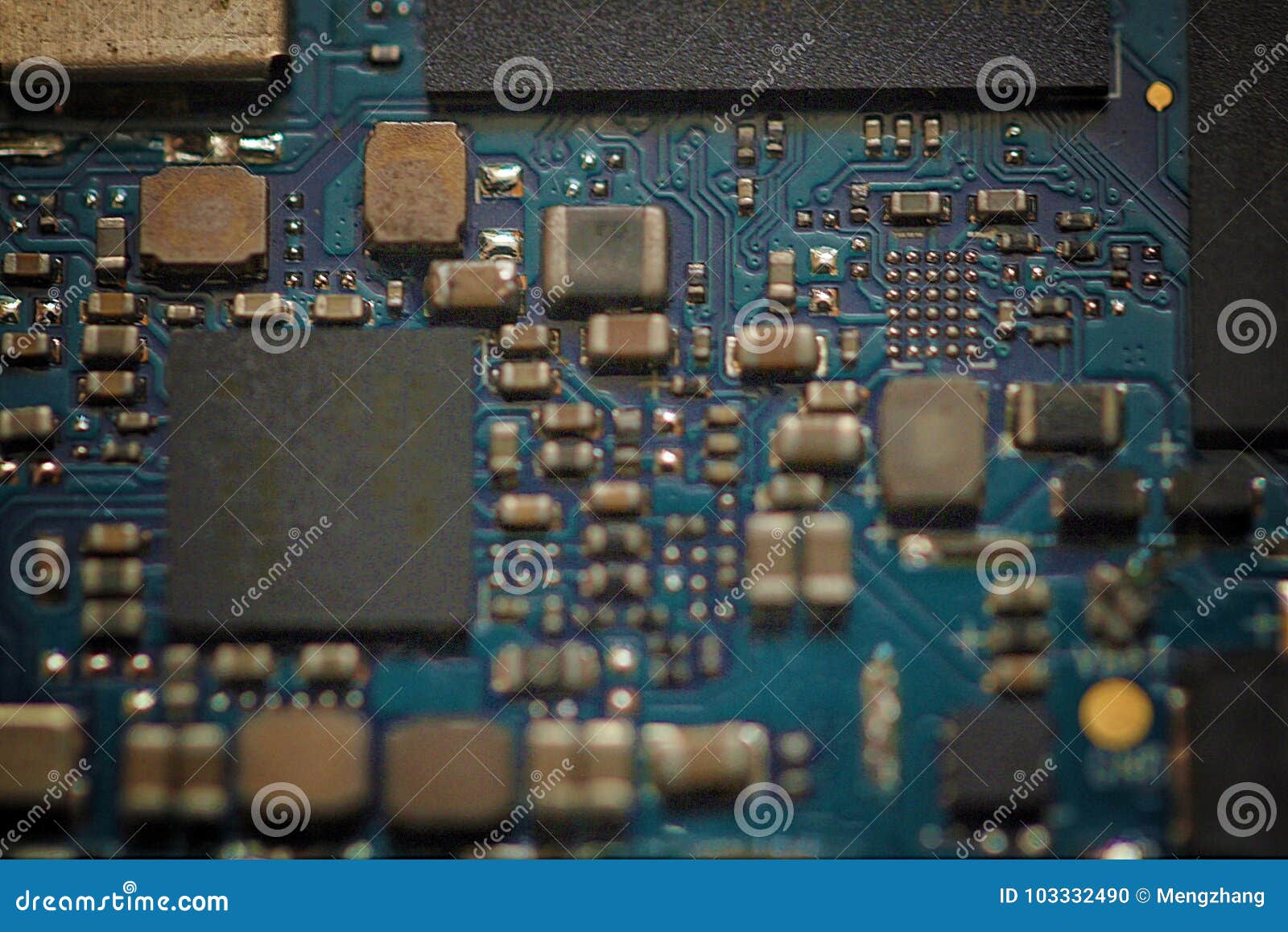 Mobile phone main board stock photo. Image of card, contrast - 103332490