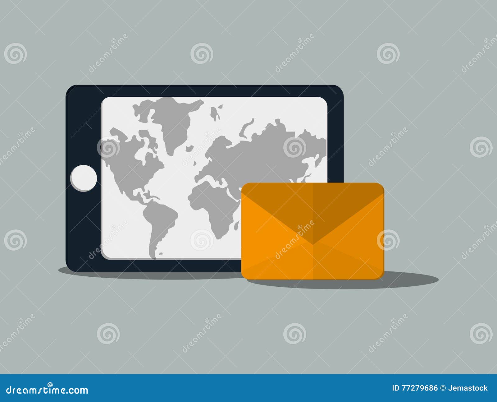 Mobile Phone Messaging Image Stock Vector - Illustration of application ...