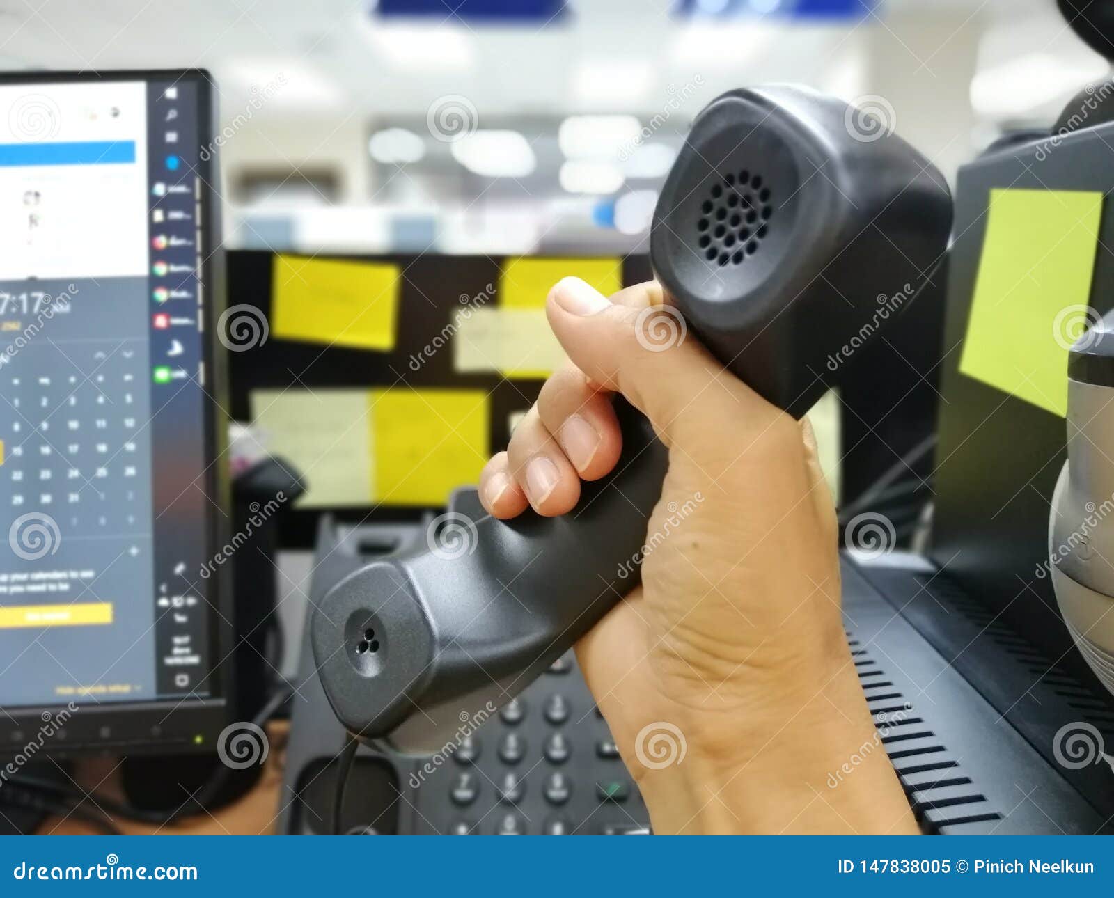 Mobile Phone, Network Communication, Work, Office Equipment in the ...