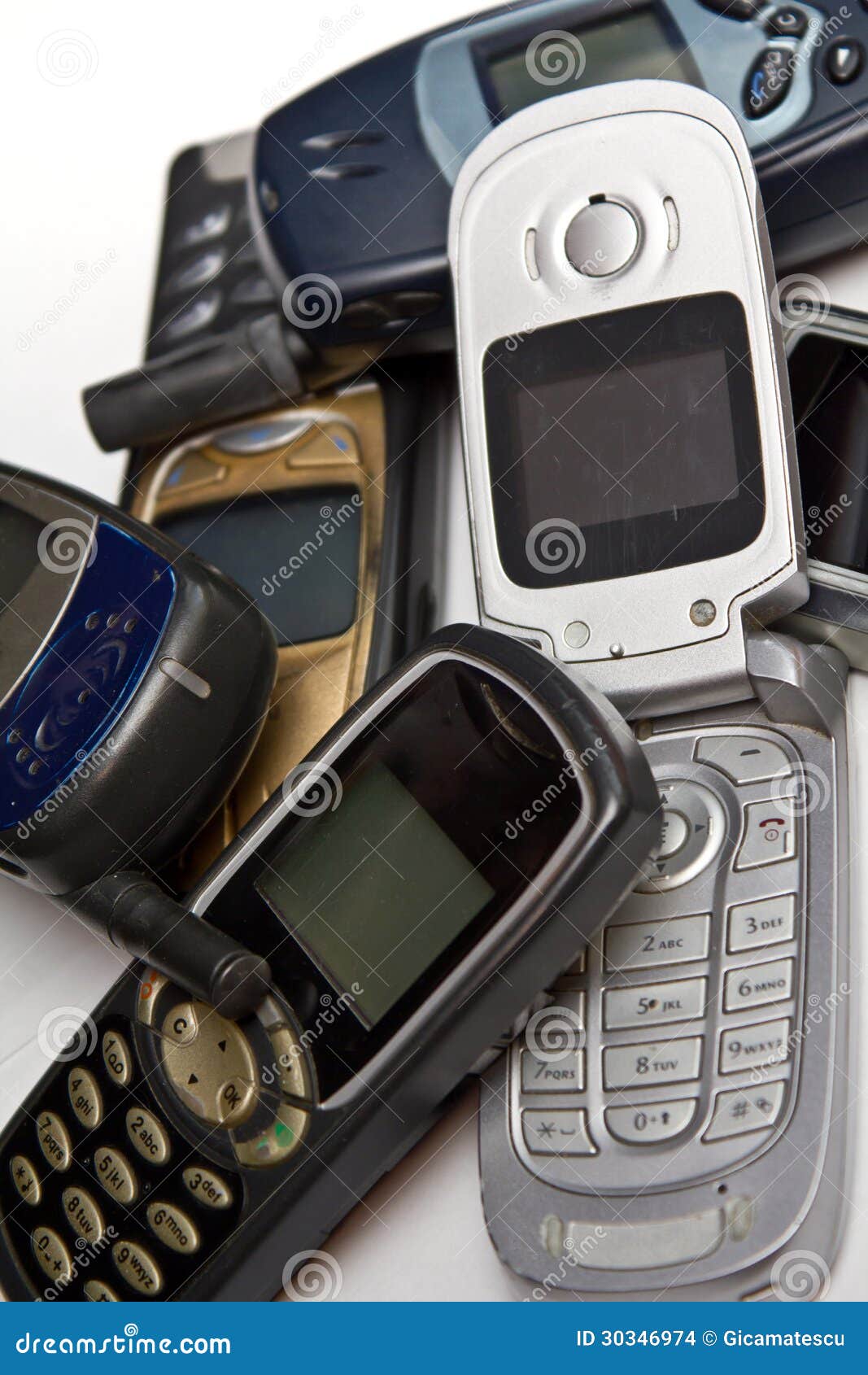 Mobile phone stock photo. Image of black, batteries, design - 30346974