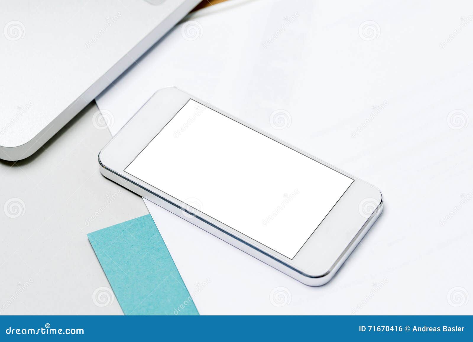 Mobile phone on paper stock photo. Image of finance, communication ...