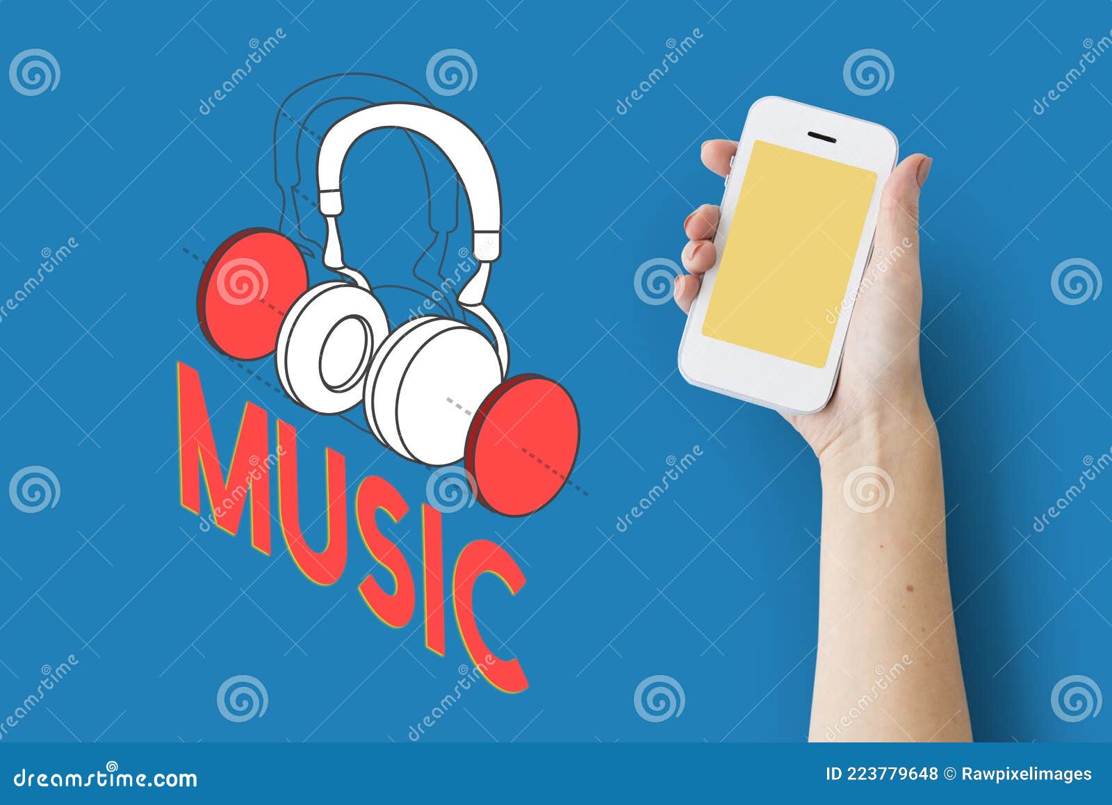 Mobile phone paper craft stock photo. Image of showing - 223779648