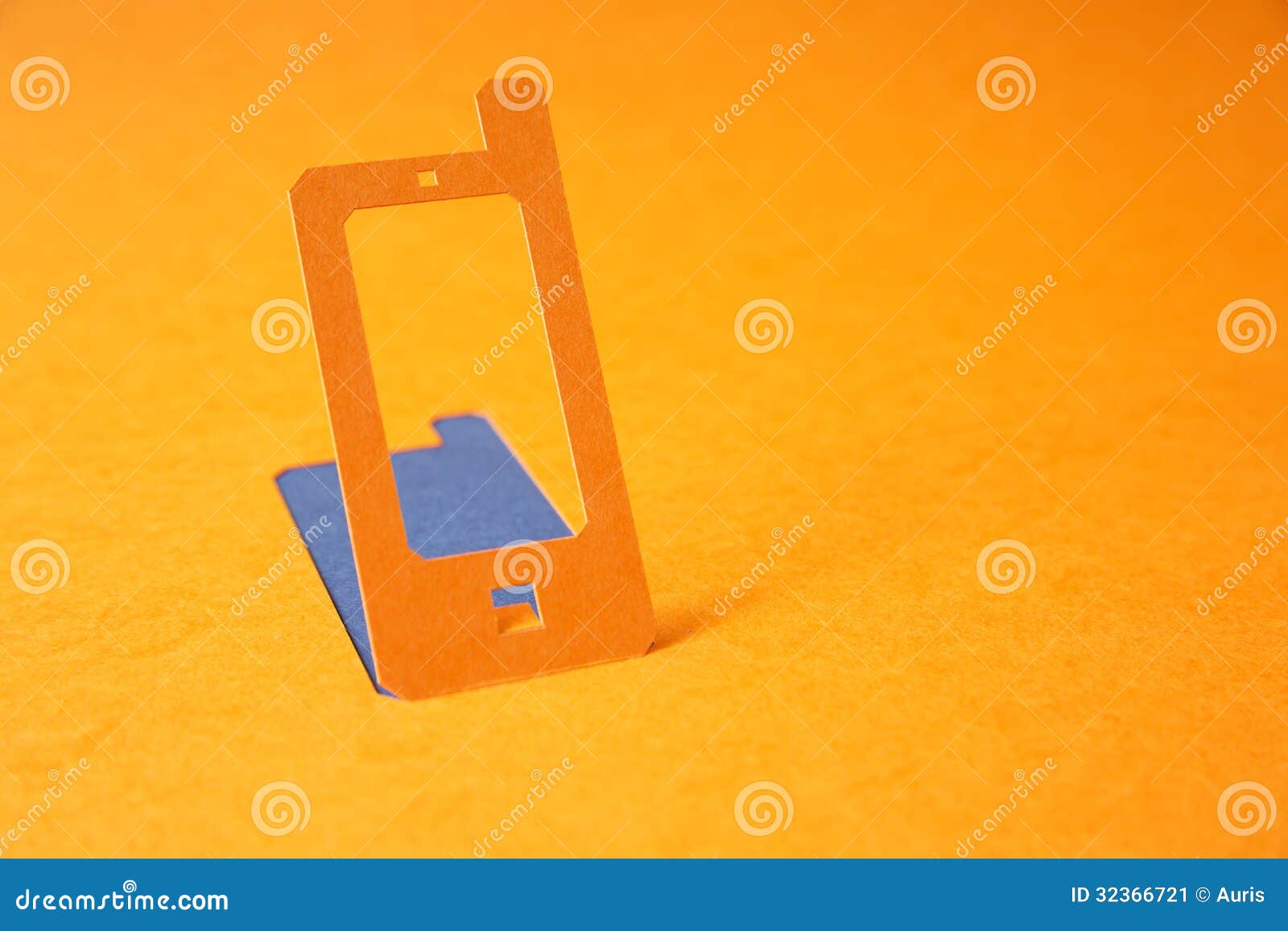 Mobile phone paper symbol stock image. Image of organizer - 32366721