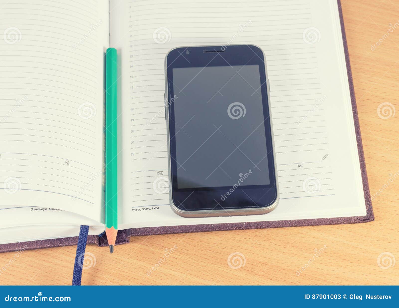 Mobile phone and pencil stock image. Image of draw, pencil - 87901003