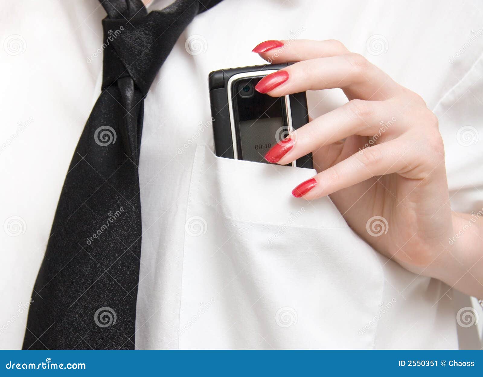 Mobile phone in a pocket stock image. Image of cravat - 2550351