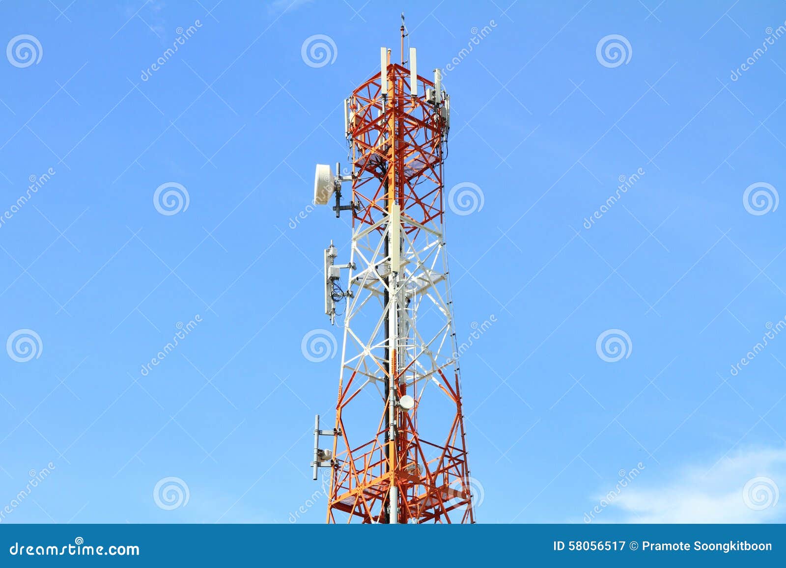 Mobile phone pole stock image. Image of mast, telco, cell - 58056517