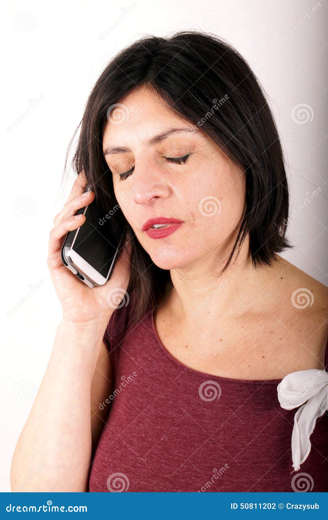 Mobile Phone stock photo. Image of happy, mobile, casual - 50811202