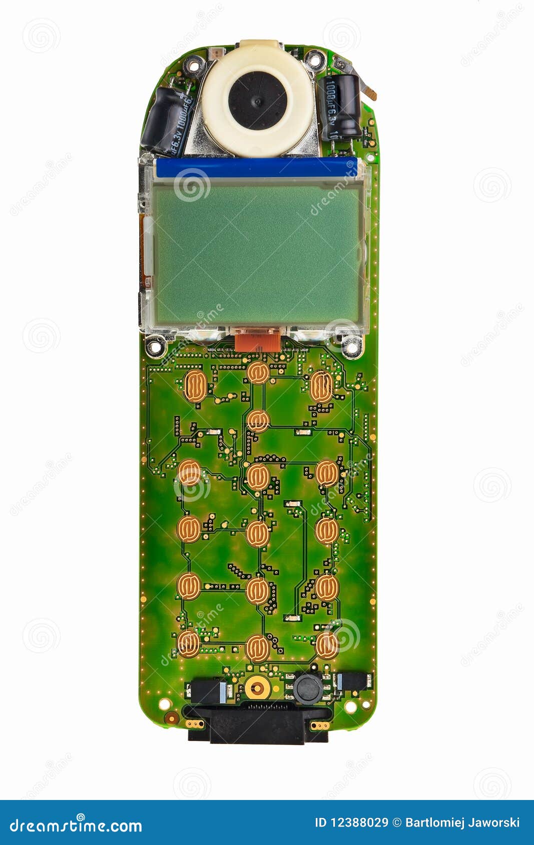 Mobile Phone Printed Board. Stock Image - Image of communicate, message ...