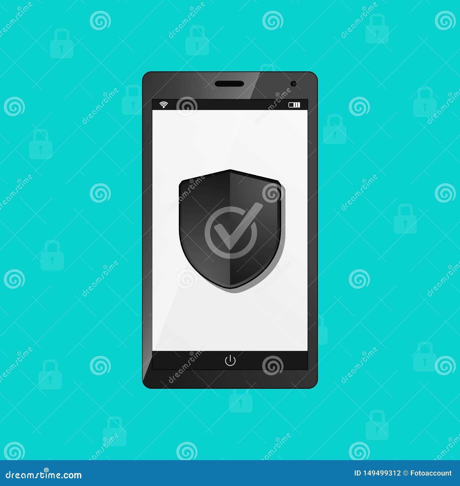 Mobile Phone Protection Security Shield, Internet Firewall Antivirus ...