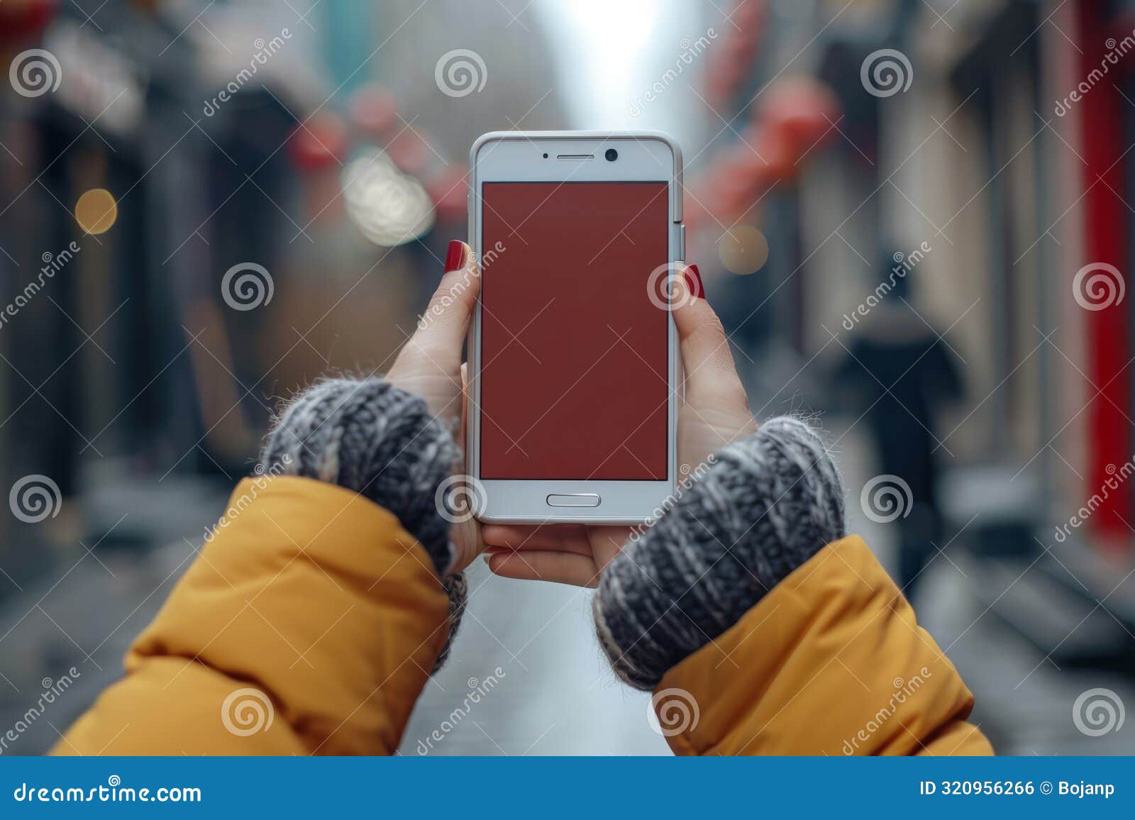 New Mobile Phone Ready for Mockup Stock Illustration - Illustration of ...