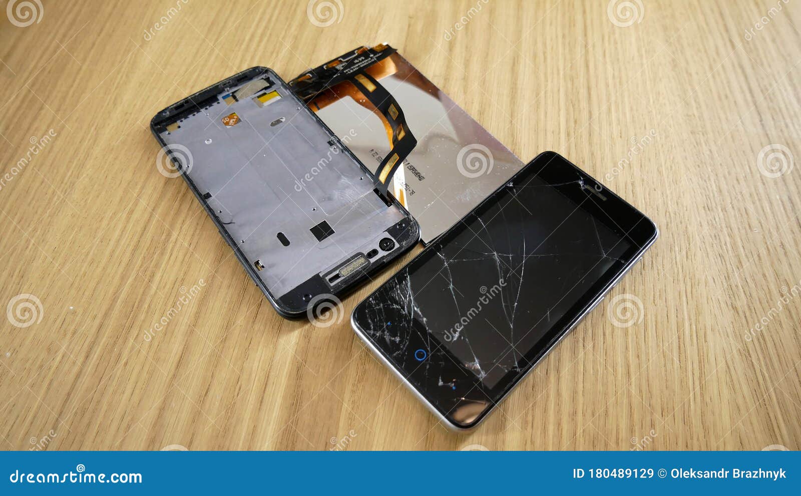 Mobile Phone Repair. Touchscreen Replacement Stock Image - Image of ...