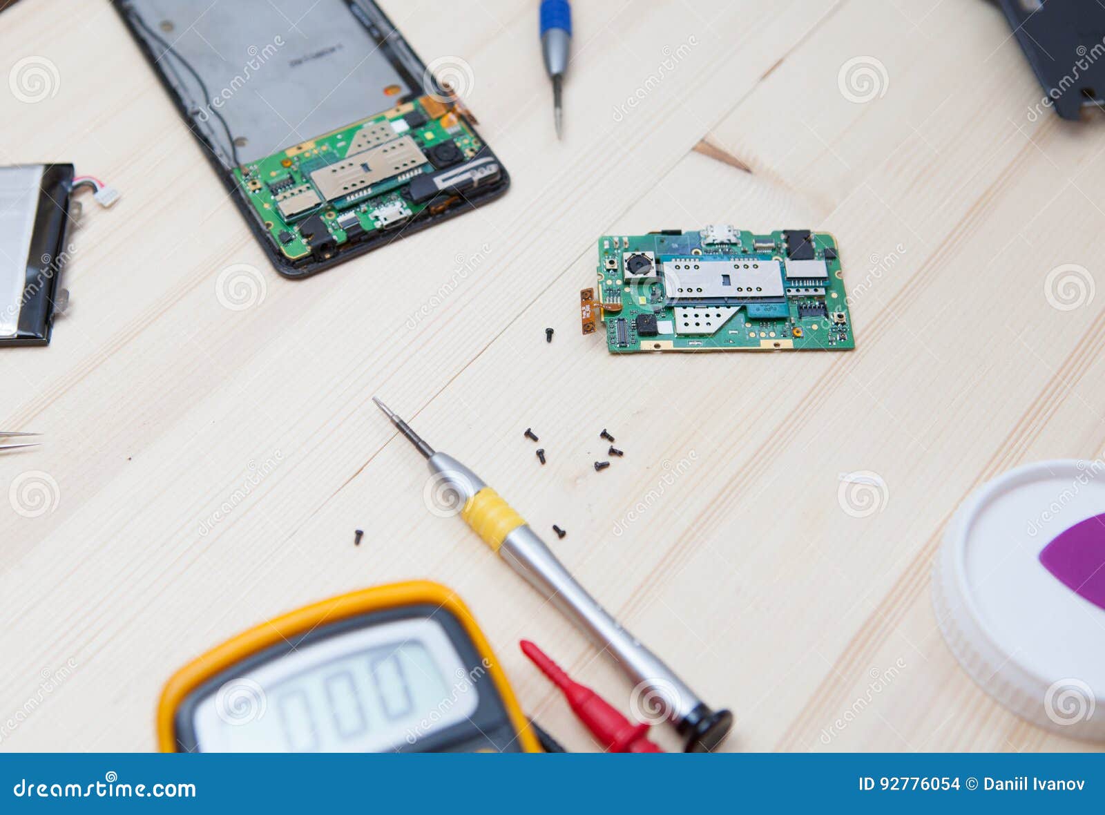 Mobile phone repairing stock photo. Image of electronics - 92776054