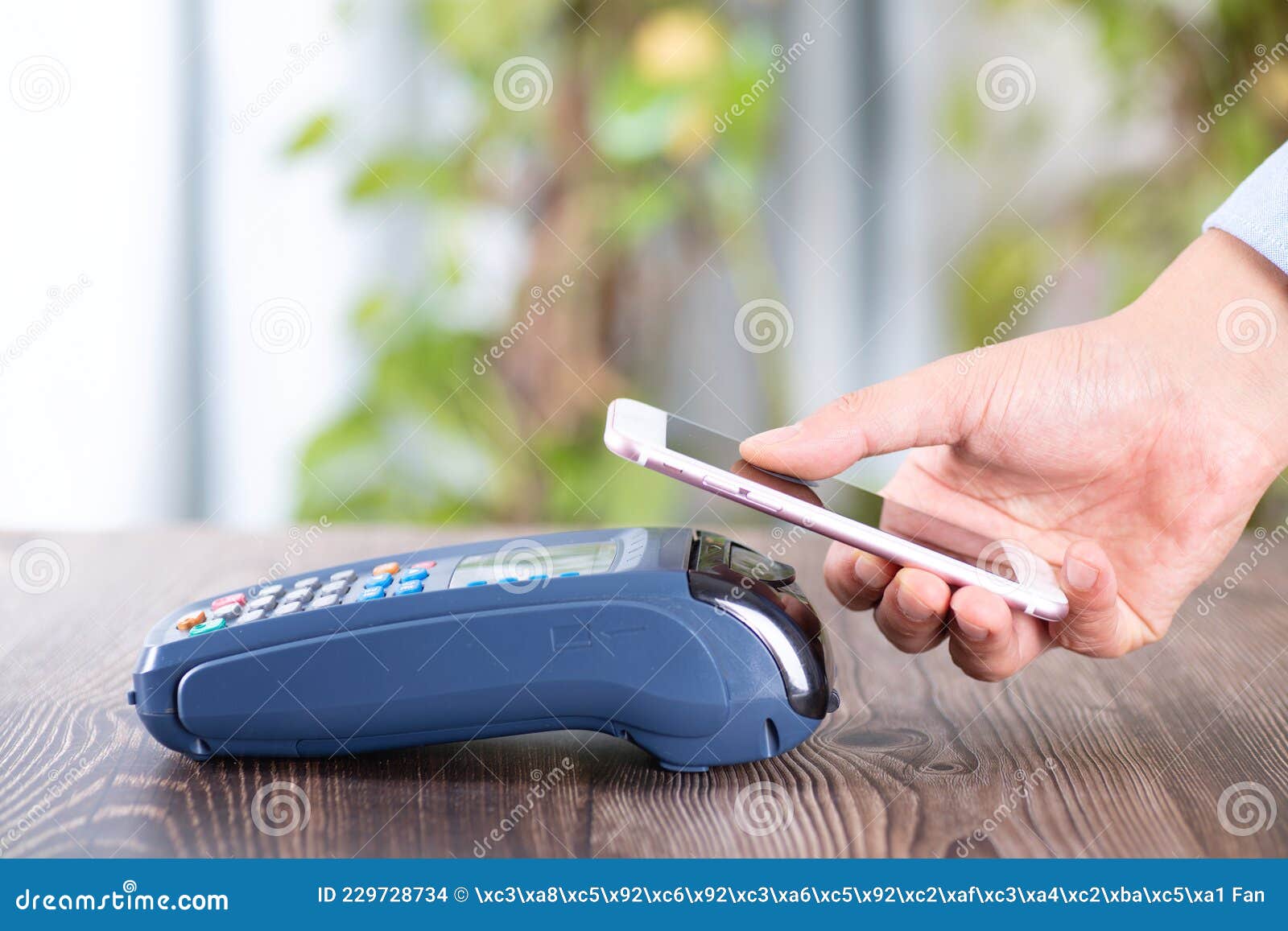 Qr Code Payment. Digital Mobile Smart Phone With Qr Code Scanner On ...