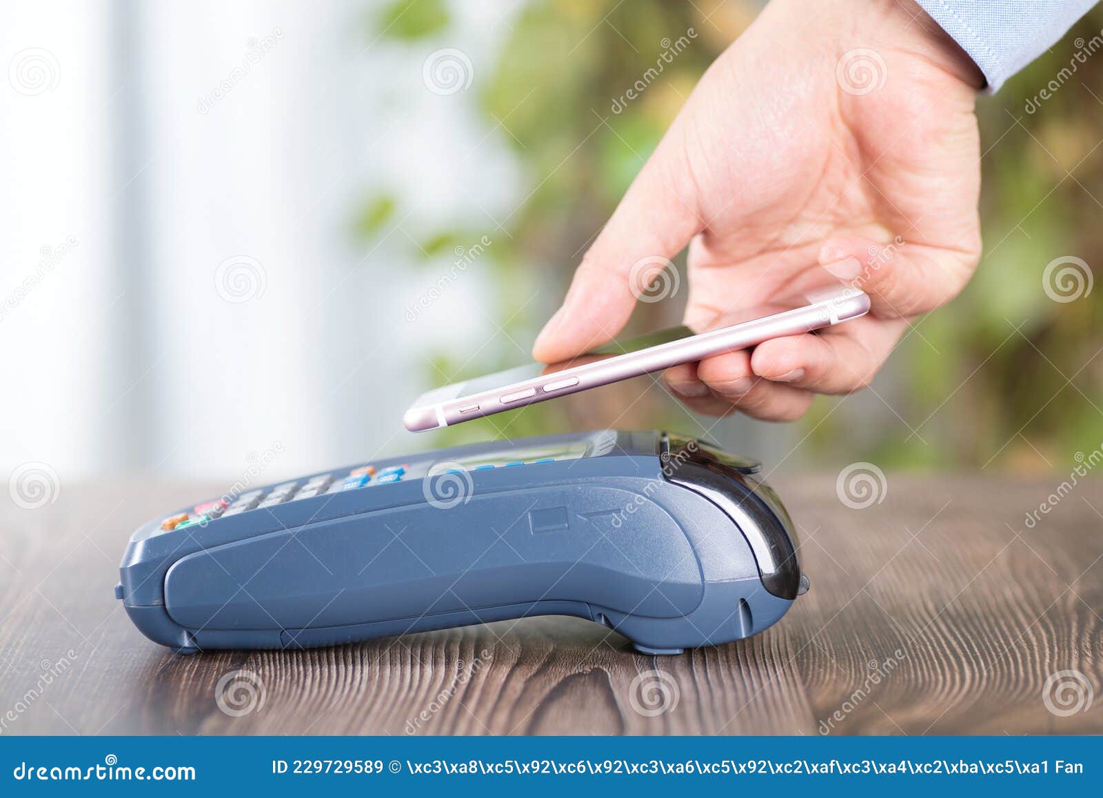 Mobile Phone Scan Code POS Payment Stock Image - Image of account ...