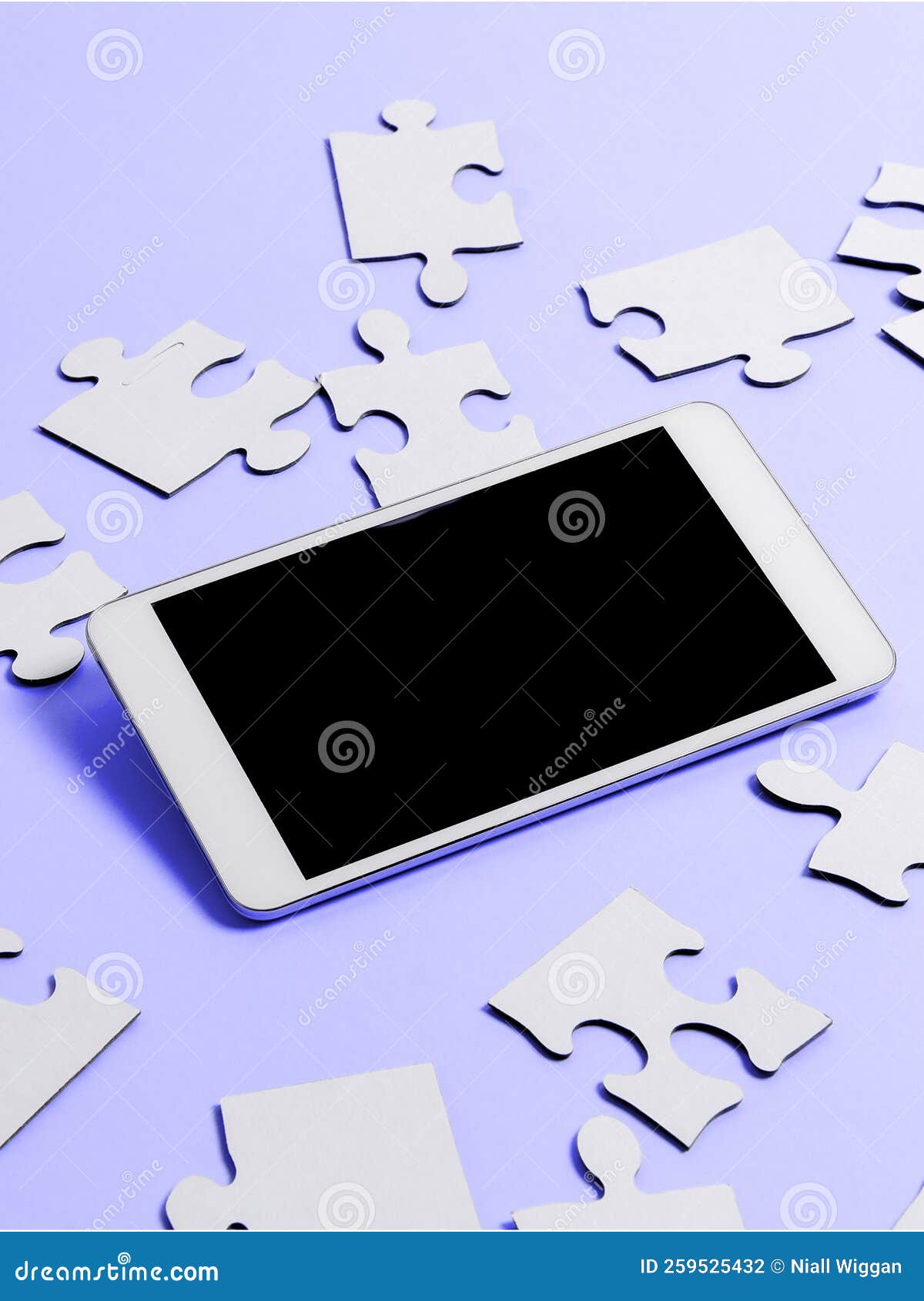 Mobile Phone Screen with Important Messages on Desk. Crutial ...