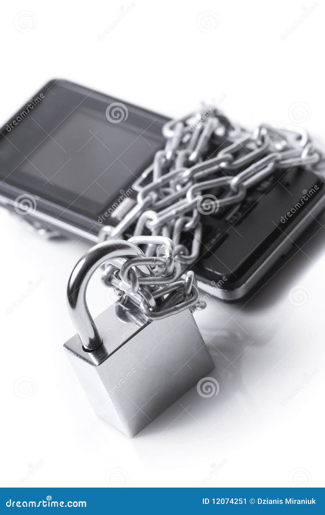 Mobile phone security stock image. Image of finance, cellular - 12074251