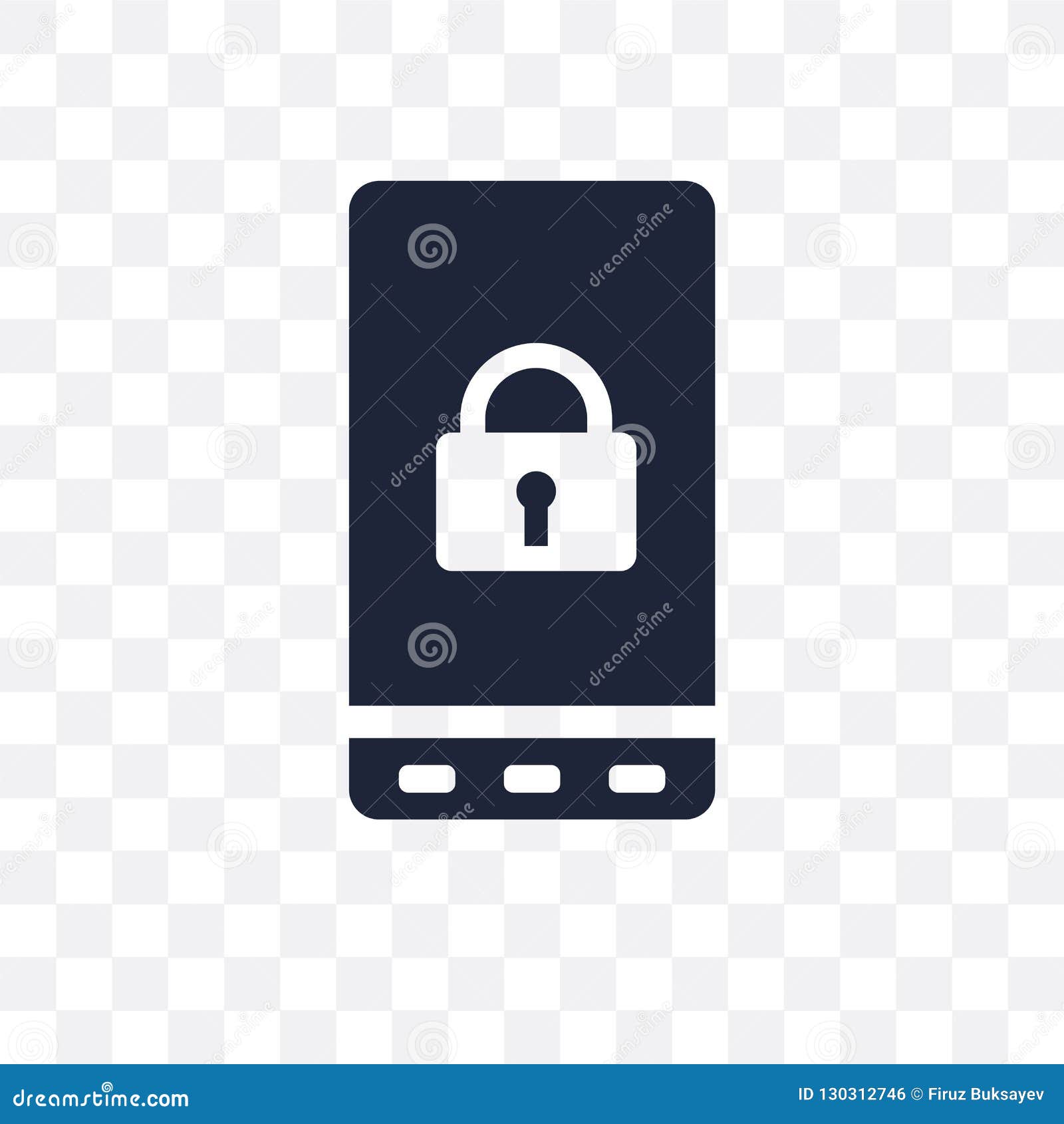 Mobile Phone Security Transparent Icon. Mobile Phone Security Symbol ...