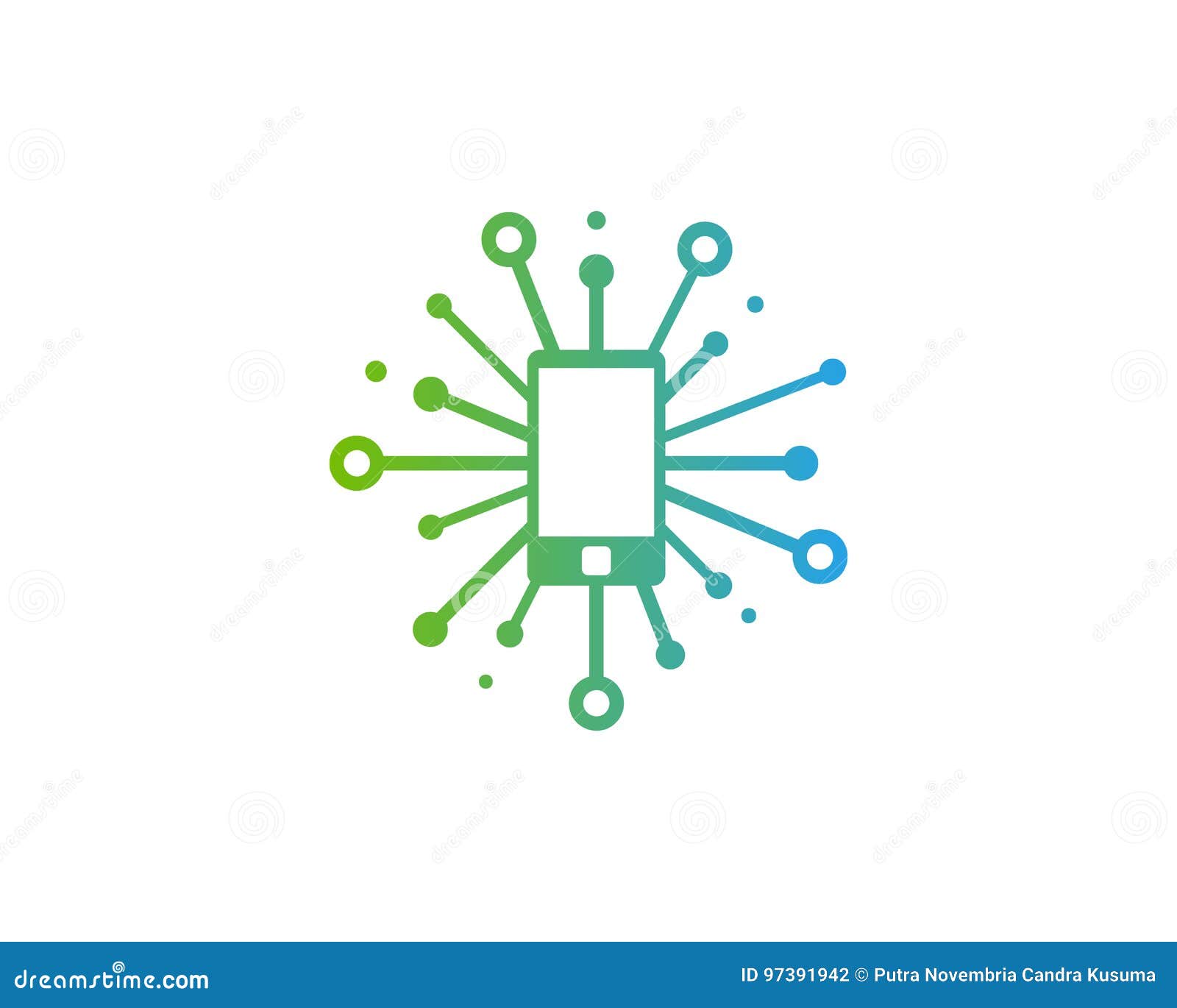 Mobile Phone Share Icon Logo Design Element Stock Vector - Illustration ...