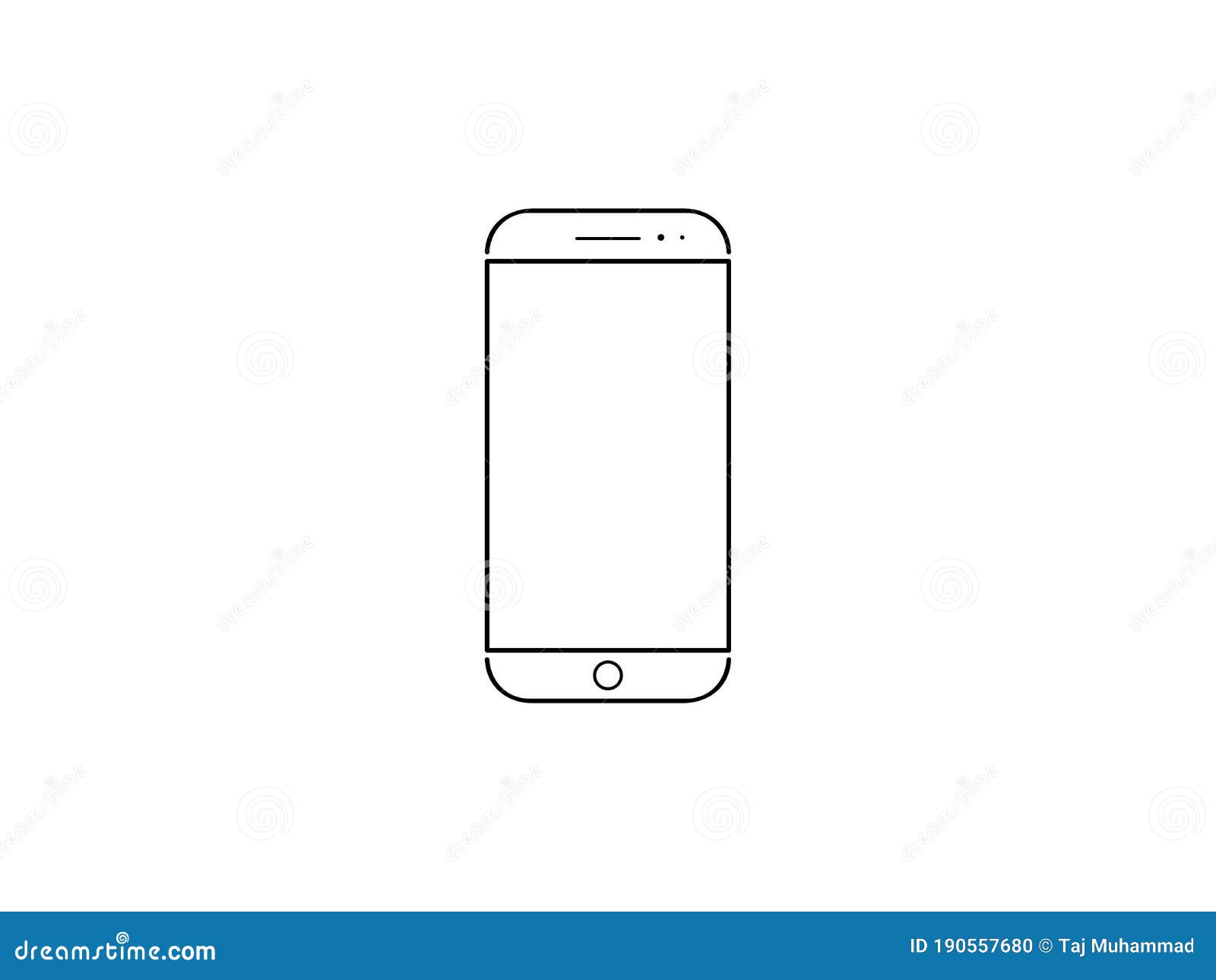 Mobile Phone Sign Icon Vector Stock Vector - Illustration of isolate ...