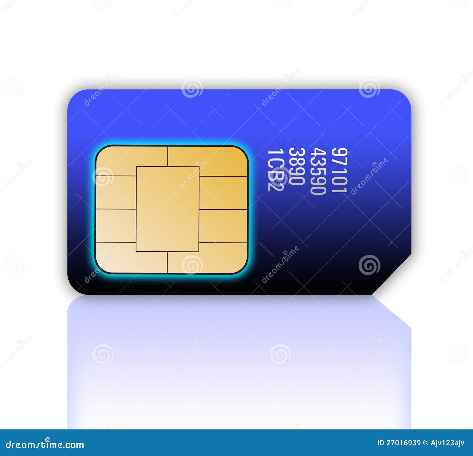 Mobile Phone Sim Card stock illustration. Illustration of cell - 27016939