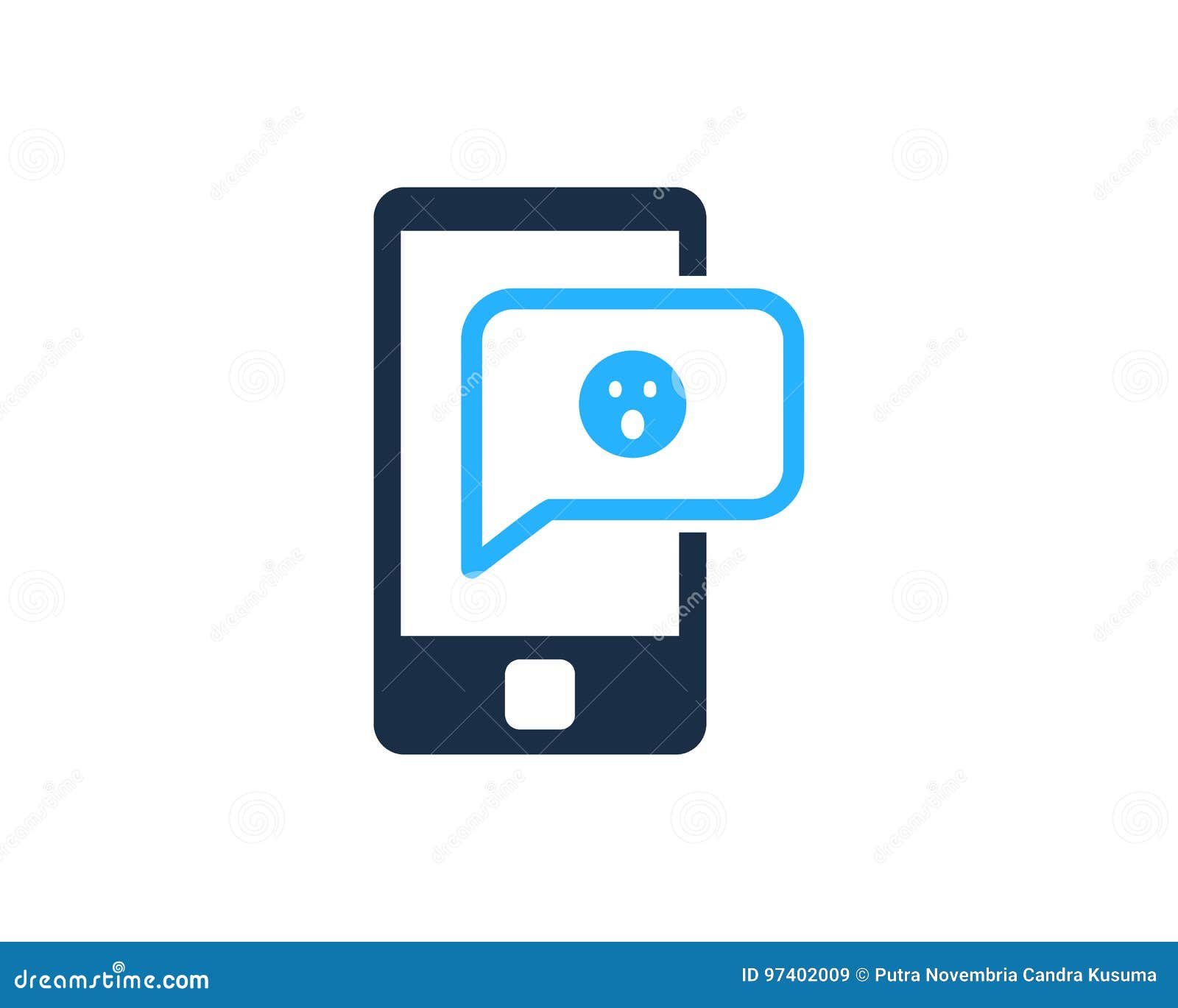 Mobile Phone Social Network Icon Logo Design Stock Vector ...