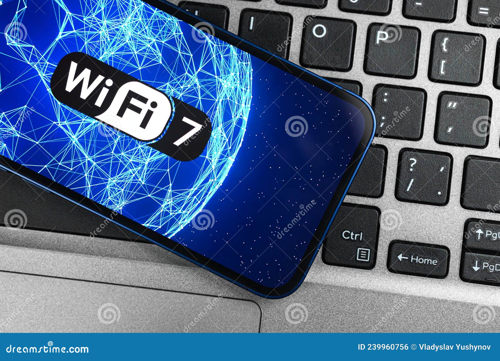 Mobile Phone with Support of New Wi-Fi 7 Modern Technology ...