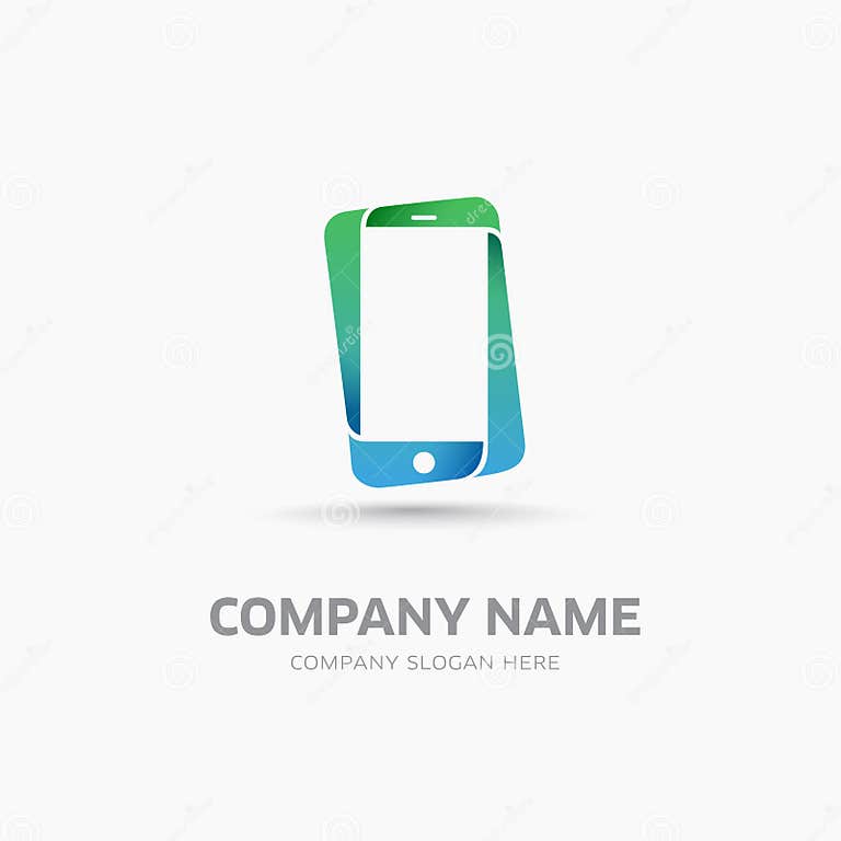 Mobile Phone Symbol and Logo Template Stock Vector - Illustration of ...
