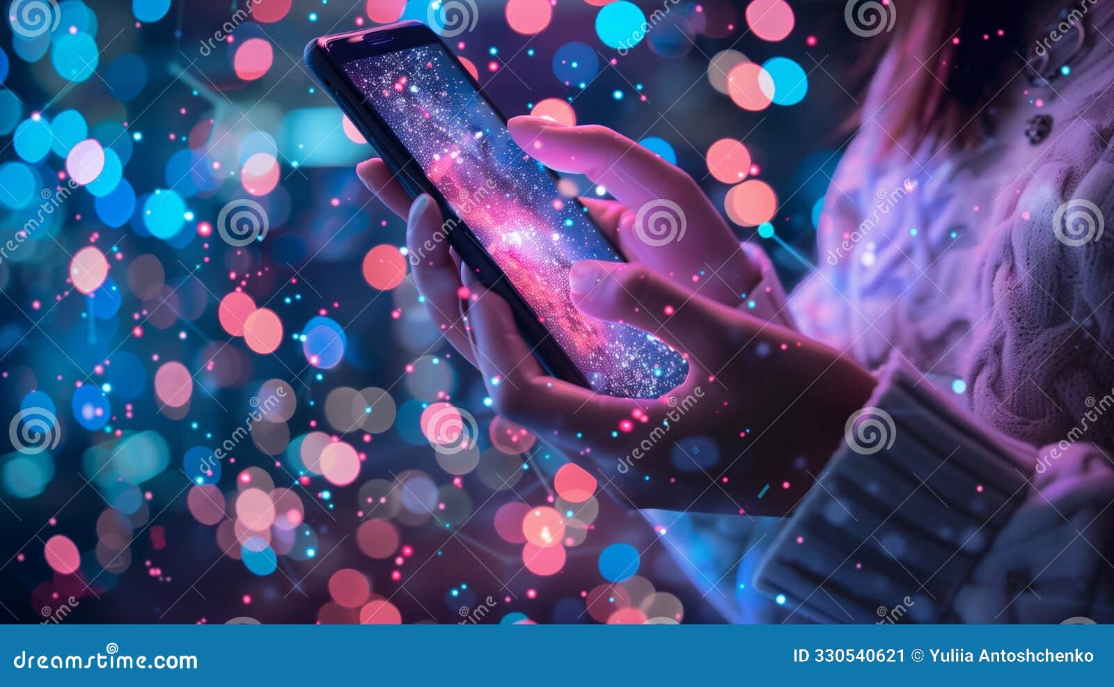 Mobile Phone Technologies. Smartphone Capabilities Stock Illustration ...