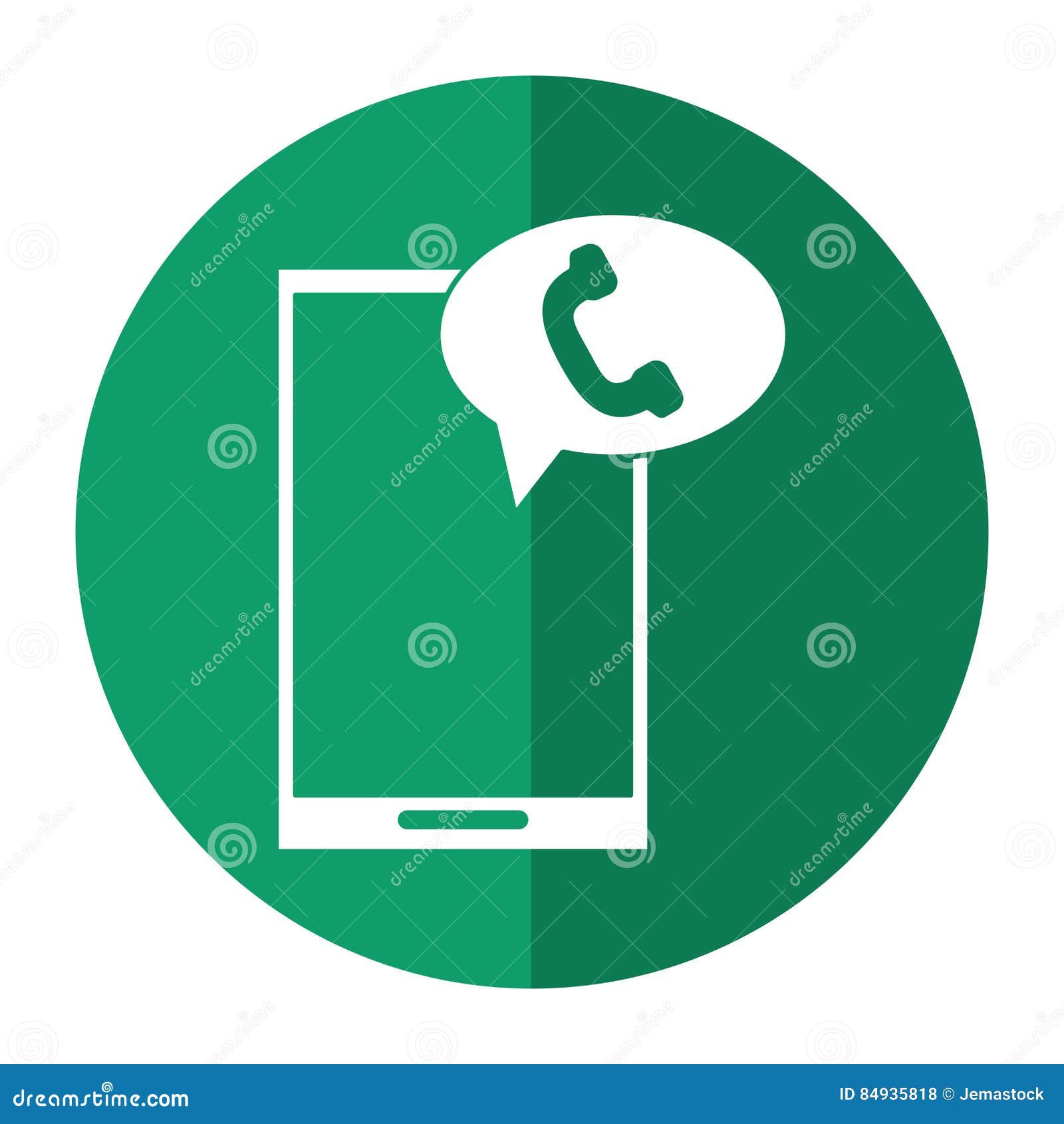 Mobile Phone Telephone Call Communication Stock Vector - Illustration ...