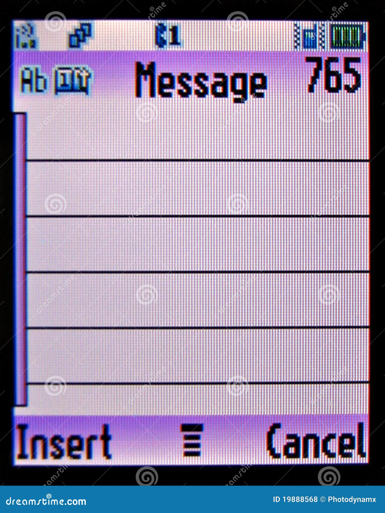 Mobile Phone Text Message Page Stock Photo - Image of connections ...