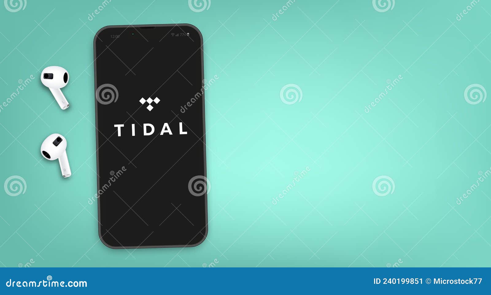 Tidal. Tidal Logo App And Badge Set. Listen On Tidal UI Icons. Popular ...