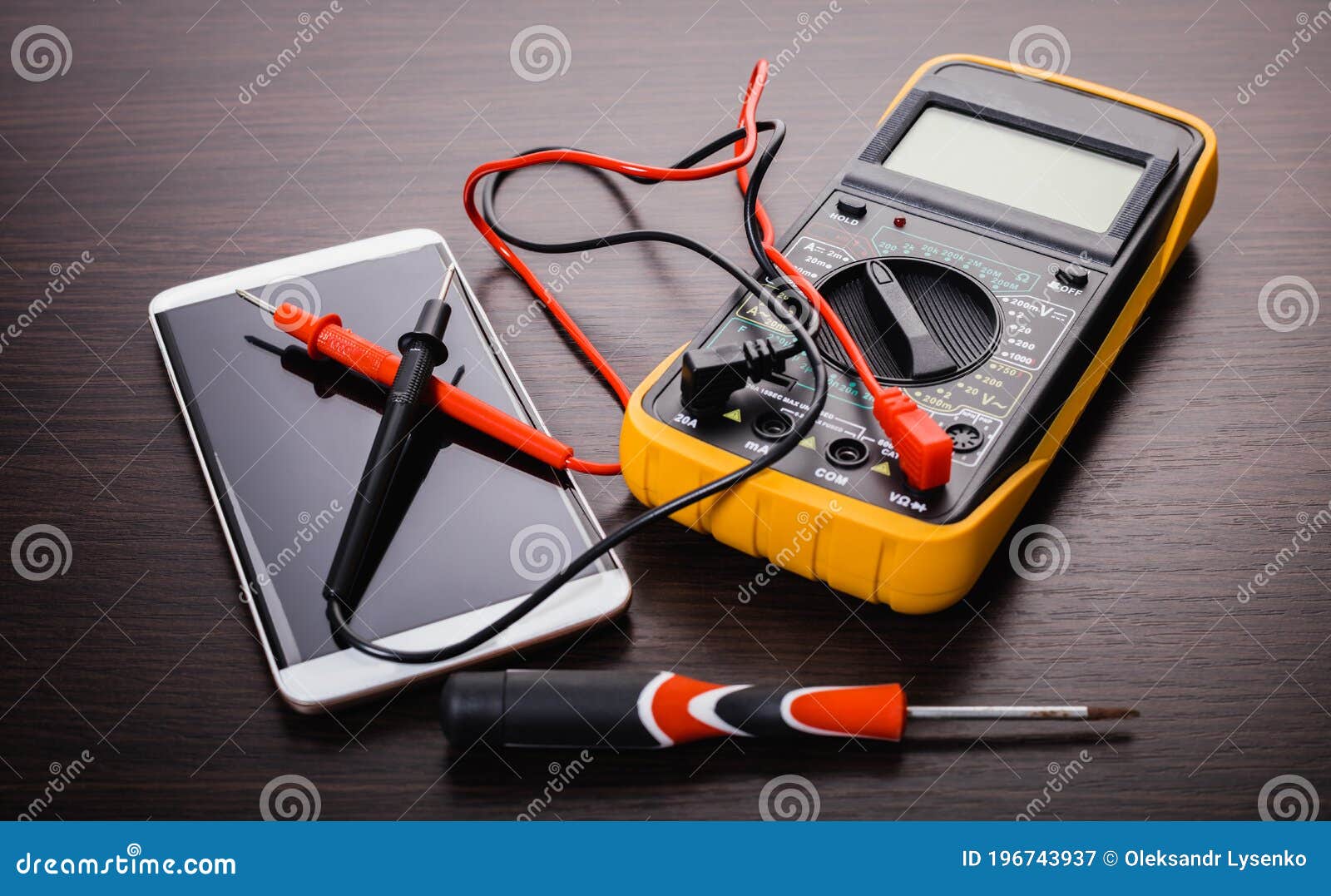 Mobile phone and tool stock image. Image of object, digital - 196743937