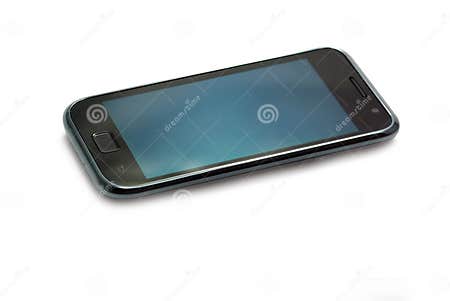 Mobile Phone with Touch Screen Stock Image - Image of calendar ...