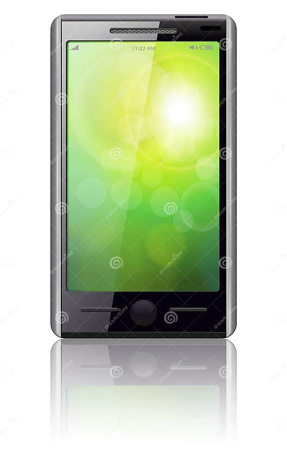 Mobile phone vector. stock vector. Illustration of isolated - 16737005