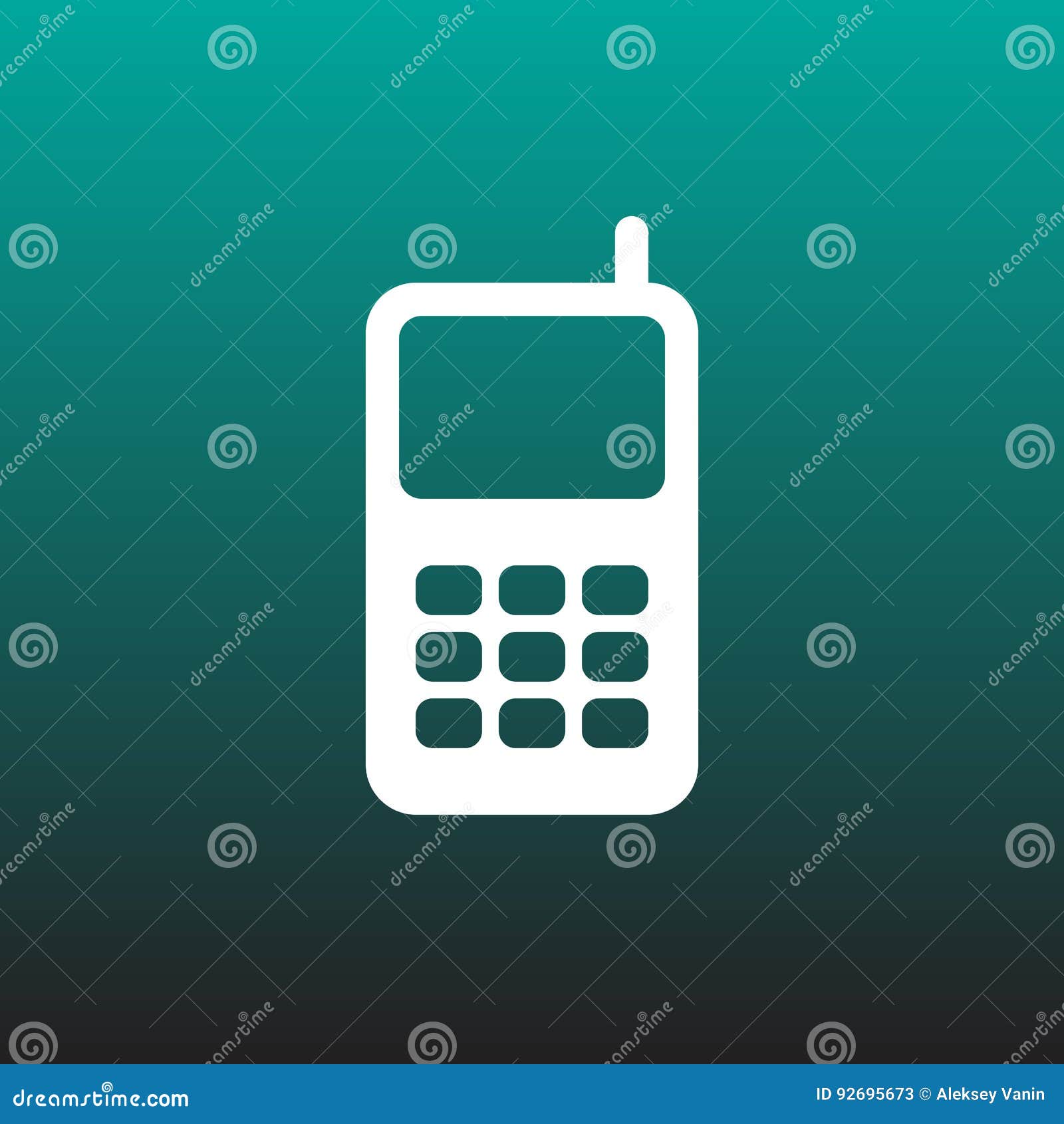 Mobile Phone Vector Icon Illustration Graphic Design. Stock Vector ...