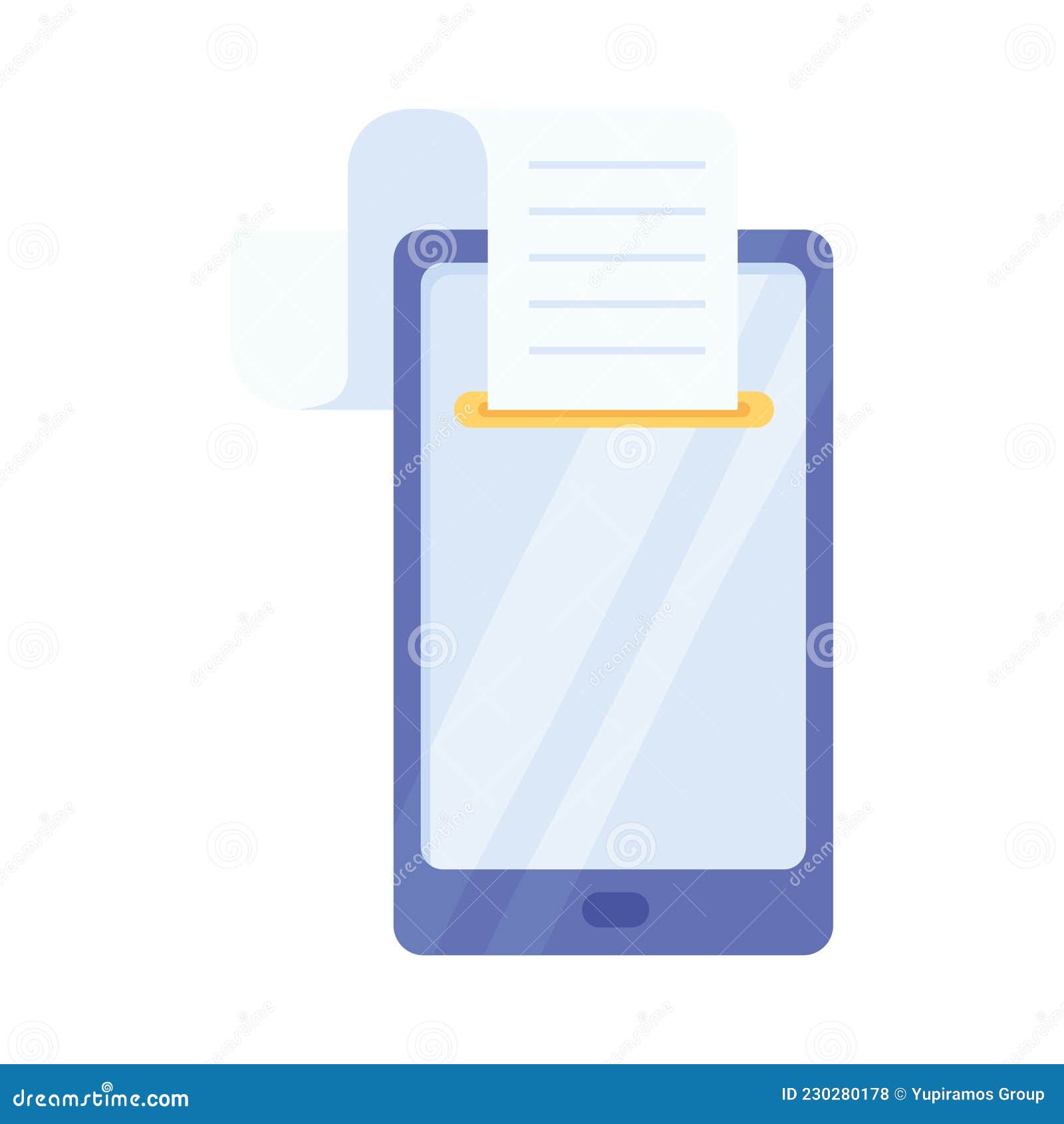 Mobile phone voucher stock vector. Illustration of consumer - 230280178