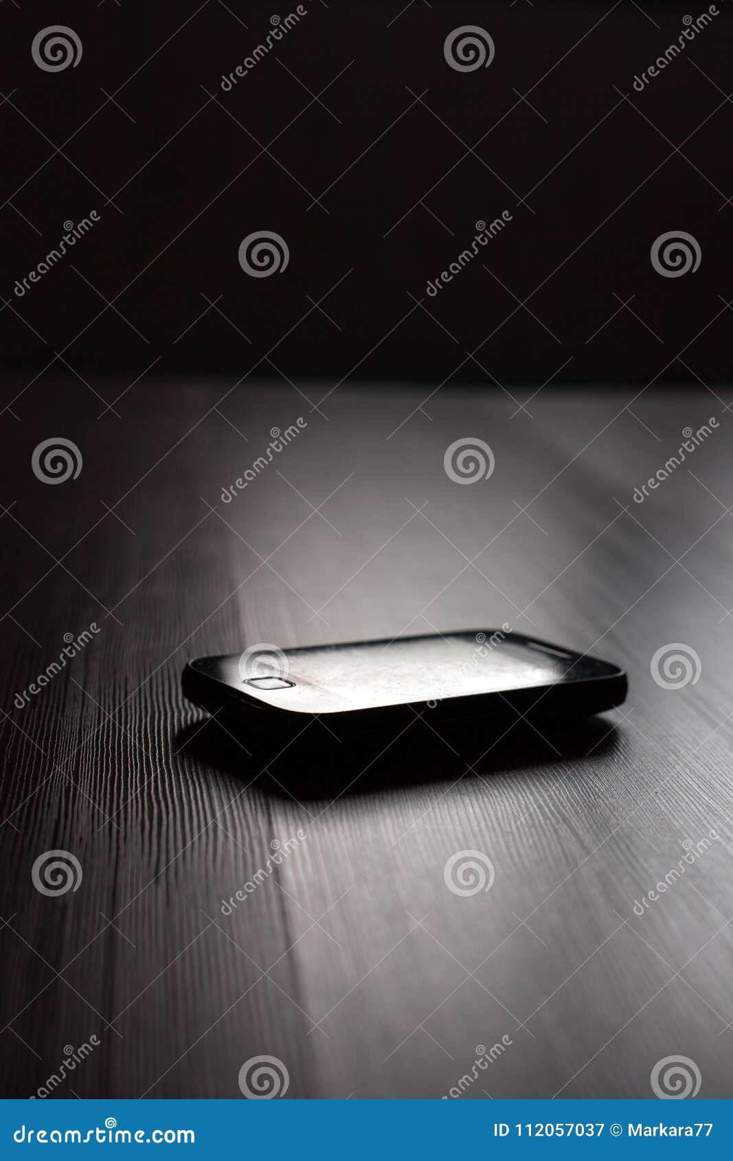 Mobile Phone on Wooden Floor. Stock Image - Image of internet, gadget ...