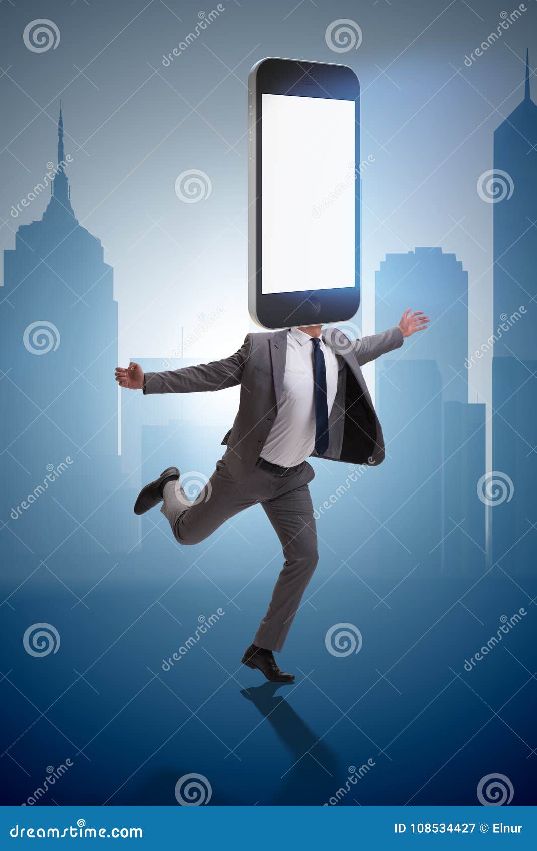 The Mobile Phone Zombie Under the Influence of Smartphone Stock ...